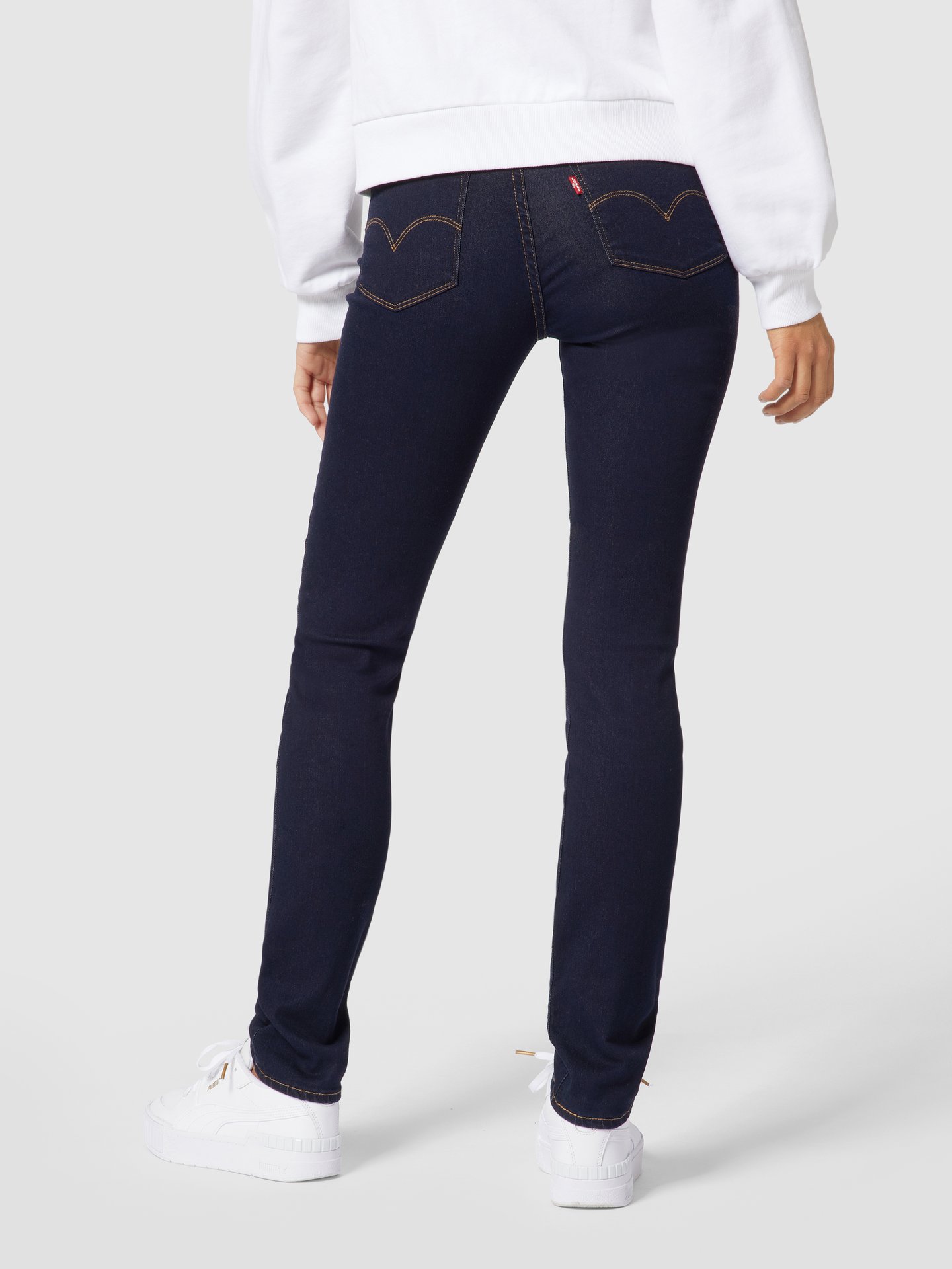 Levi's® 300 Shaping slim fit jeans met stretch, model '312' - 'Water