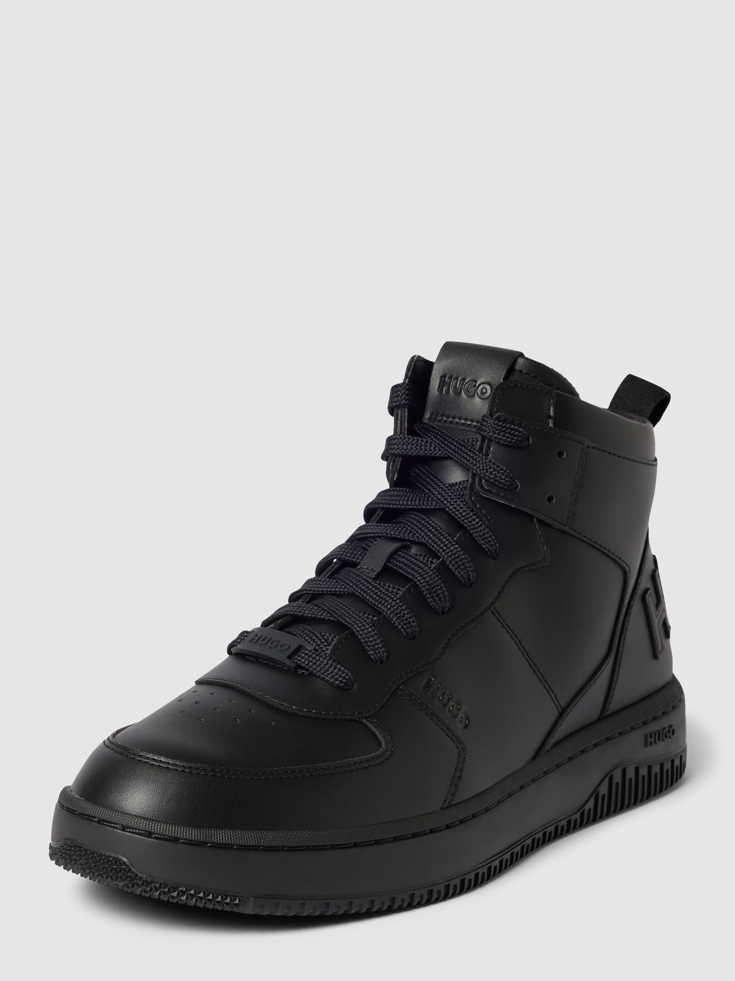 HUGO High Top Sneaker mit Label-Prägung Modell 'Kilian' (schwarz ...