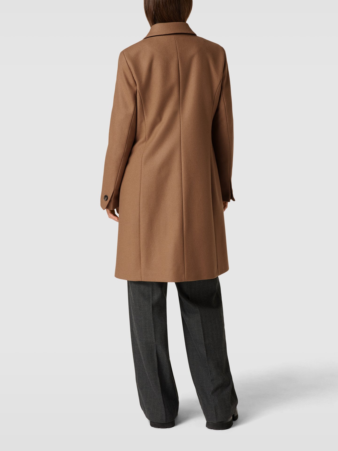 Cinque Lange jas met strookzakken, model 'CITORA' in camel online kopen ...