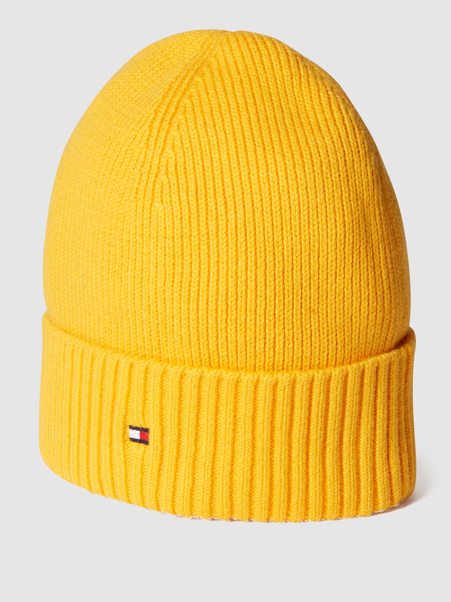 Tommy Hilfiger Muts met logostitching in geel online kopen | P&C