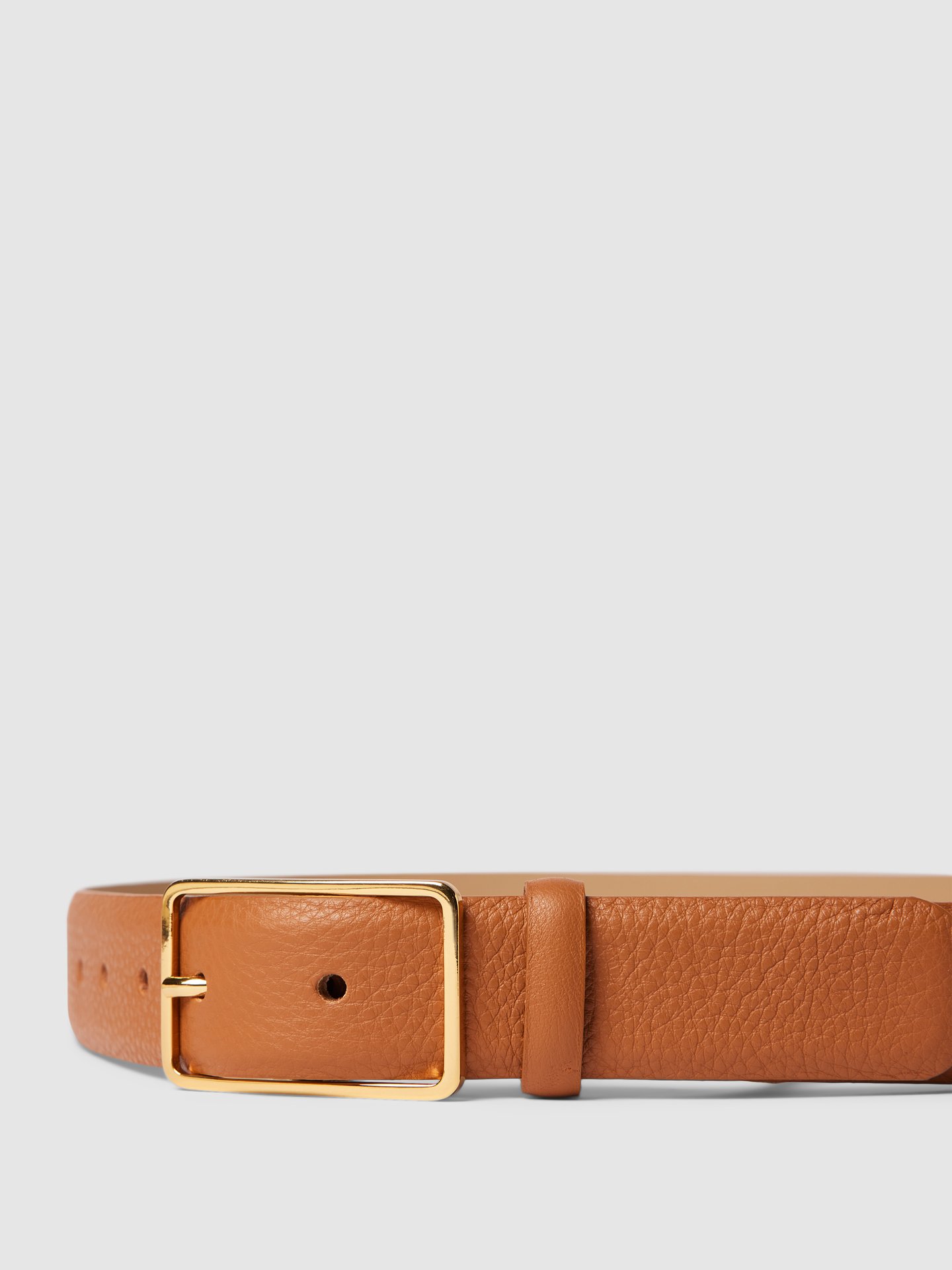 Abro Damen Ledergürtel mit Dornschließe (cognac ) online kaufen