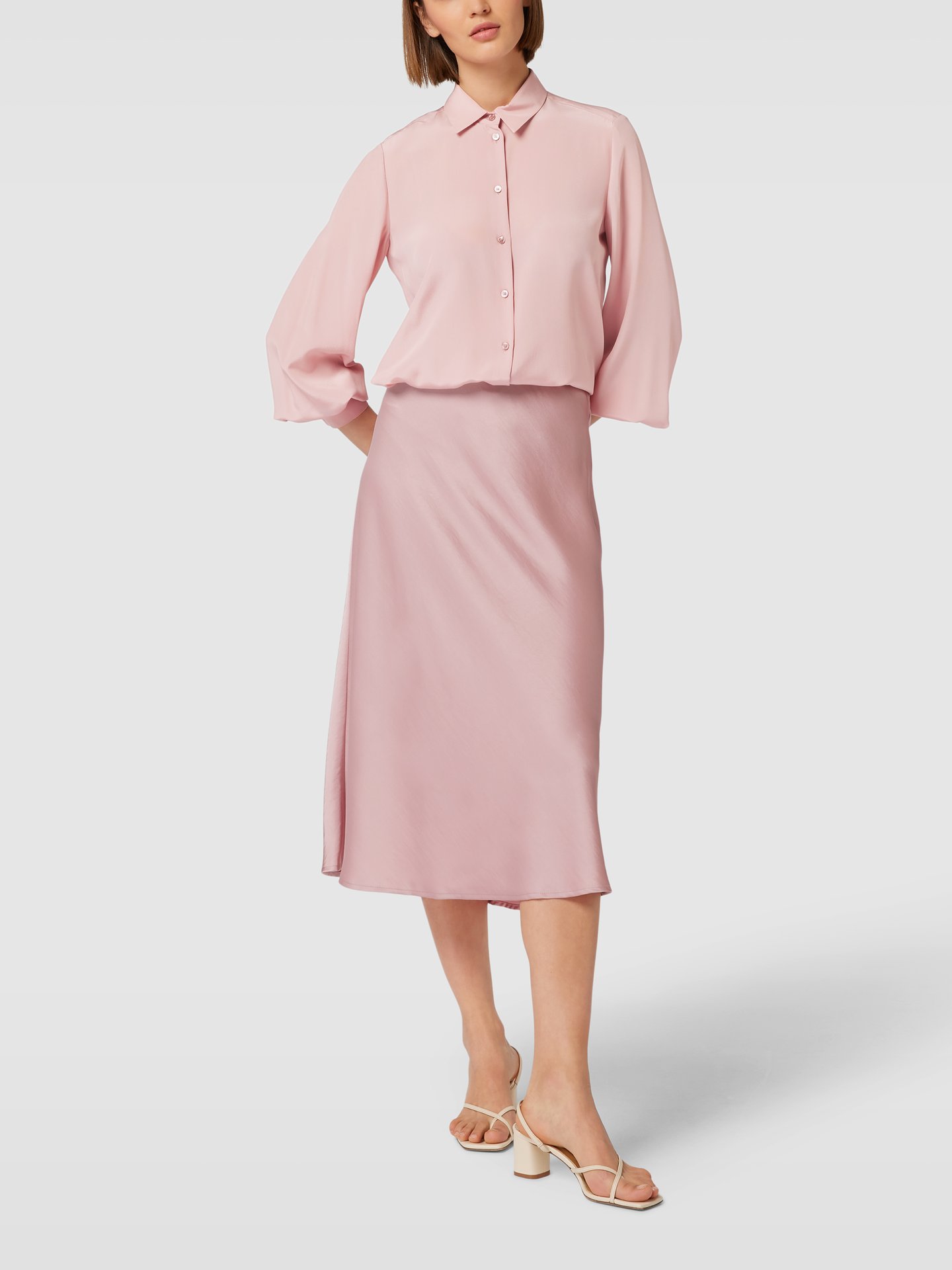 Weekend Max Mara Overhemdblouse van zijde, model 'GEO' in roze online kopen | P&C