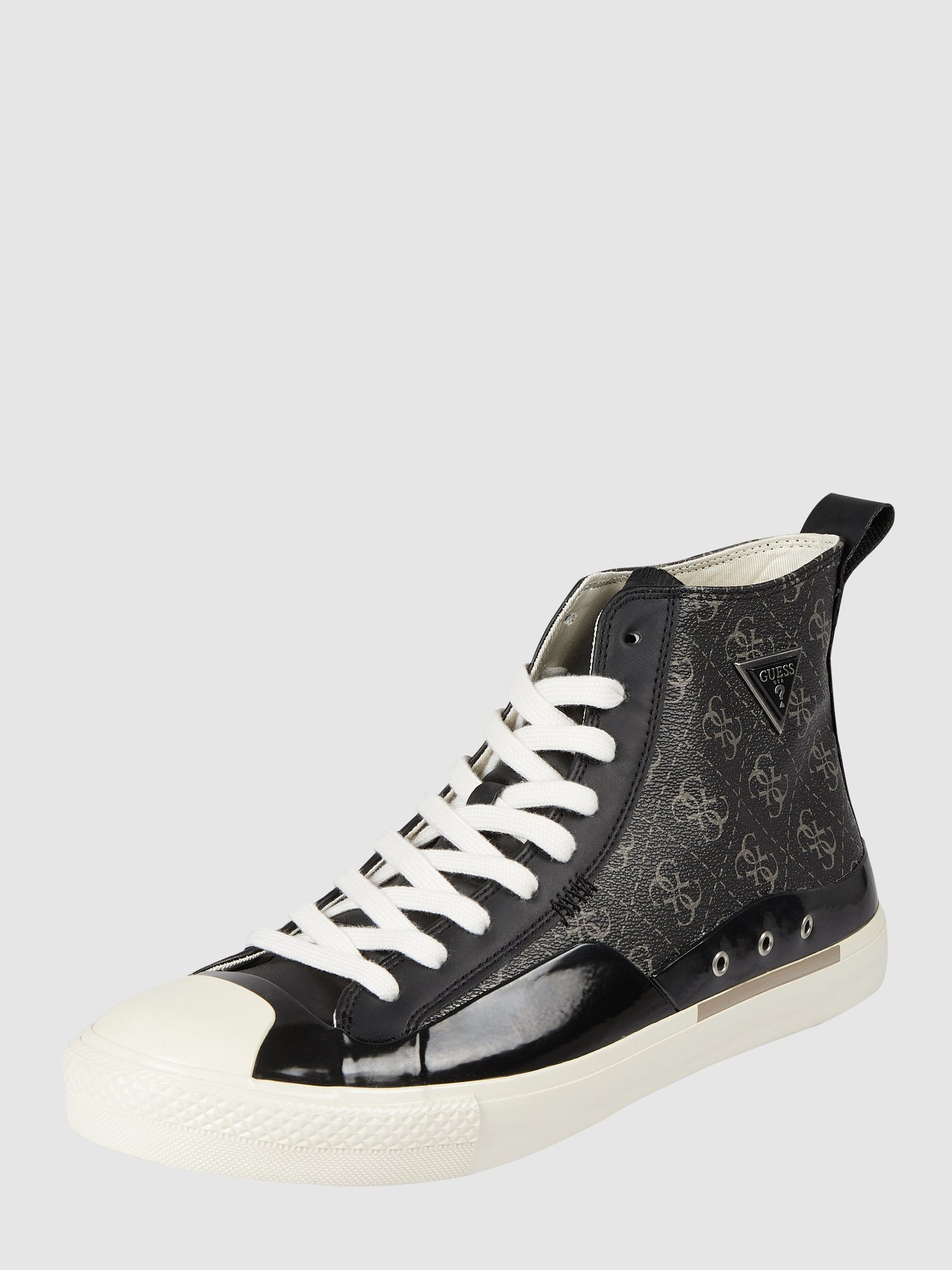 Guess High top sneakers met logomotief in zwart online kopen | P&C