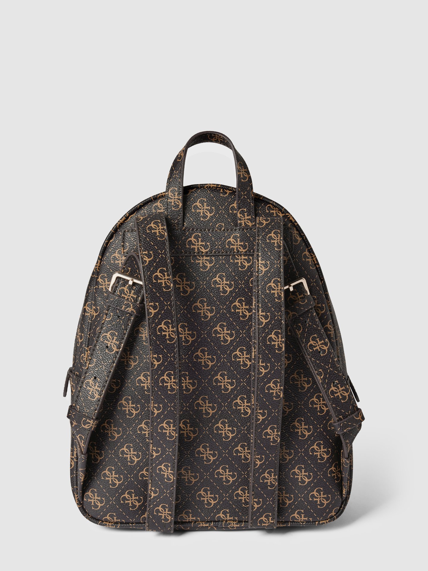 Guess Rugzak met all-over print, model 'ECO ELEMENTS' in donkerbruin ...