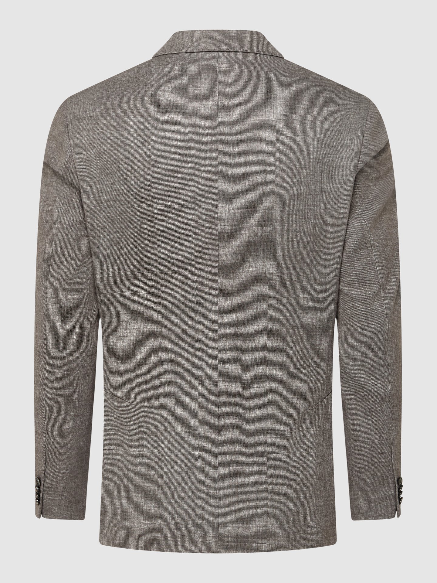 DIGEL Modern fit 2-knoops colbert van jersey, model 'Edward' in taupe ...