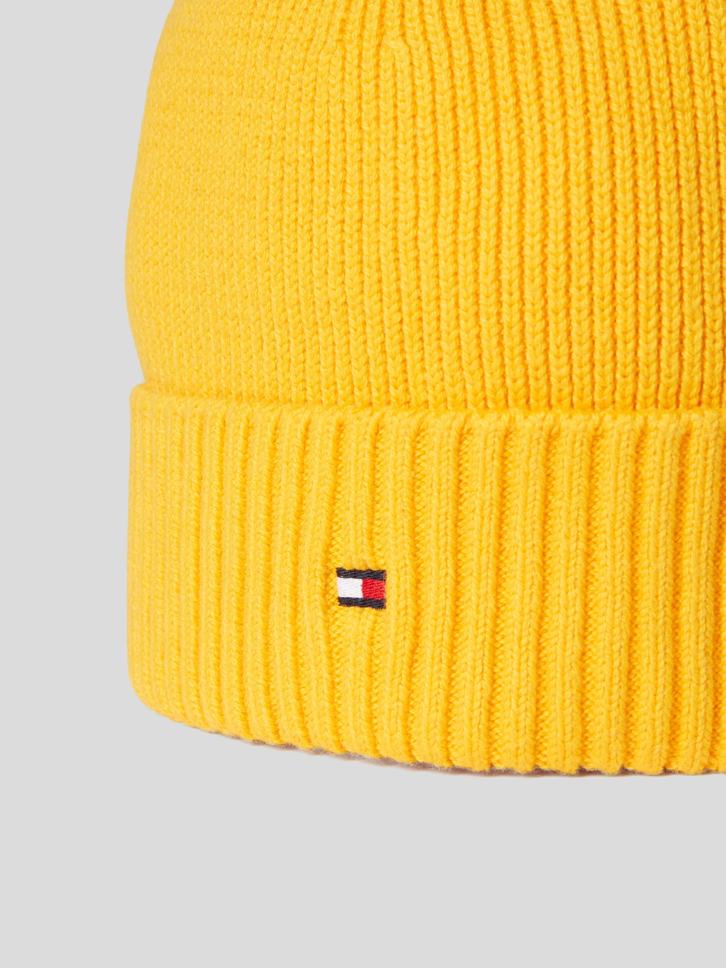 Tommy Hilfiger Muts met logostitching in geel online kopen | P&C