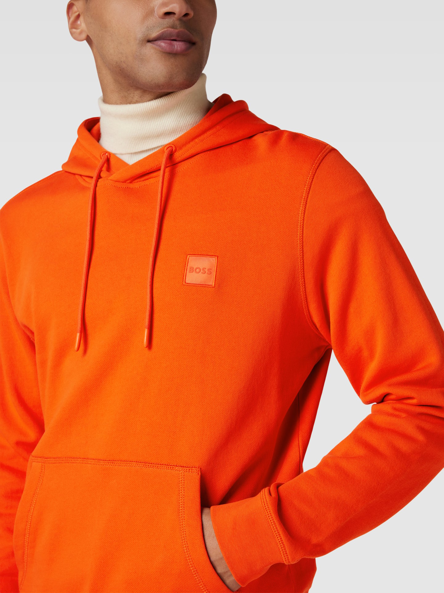 BOSS Orange Hoodie mit Kapuze Modell 'WETALK' (rot) online kaufen
