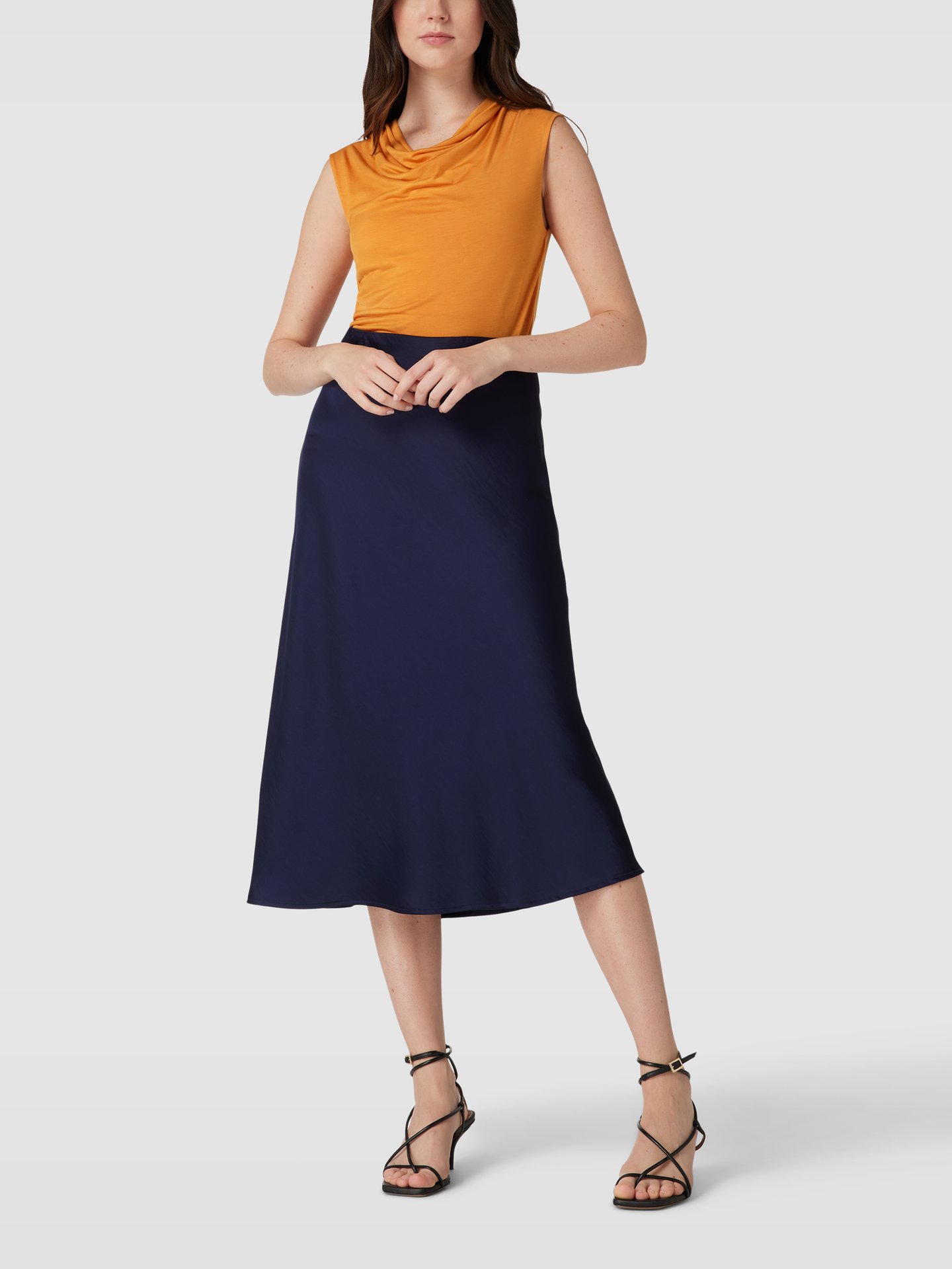 Tiger Of Sweden Top met cascadehals, model 'JELA' in oranje online ...