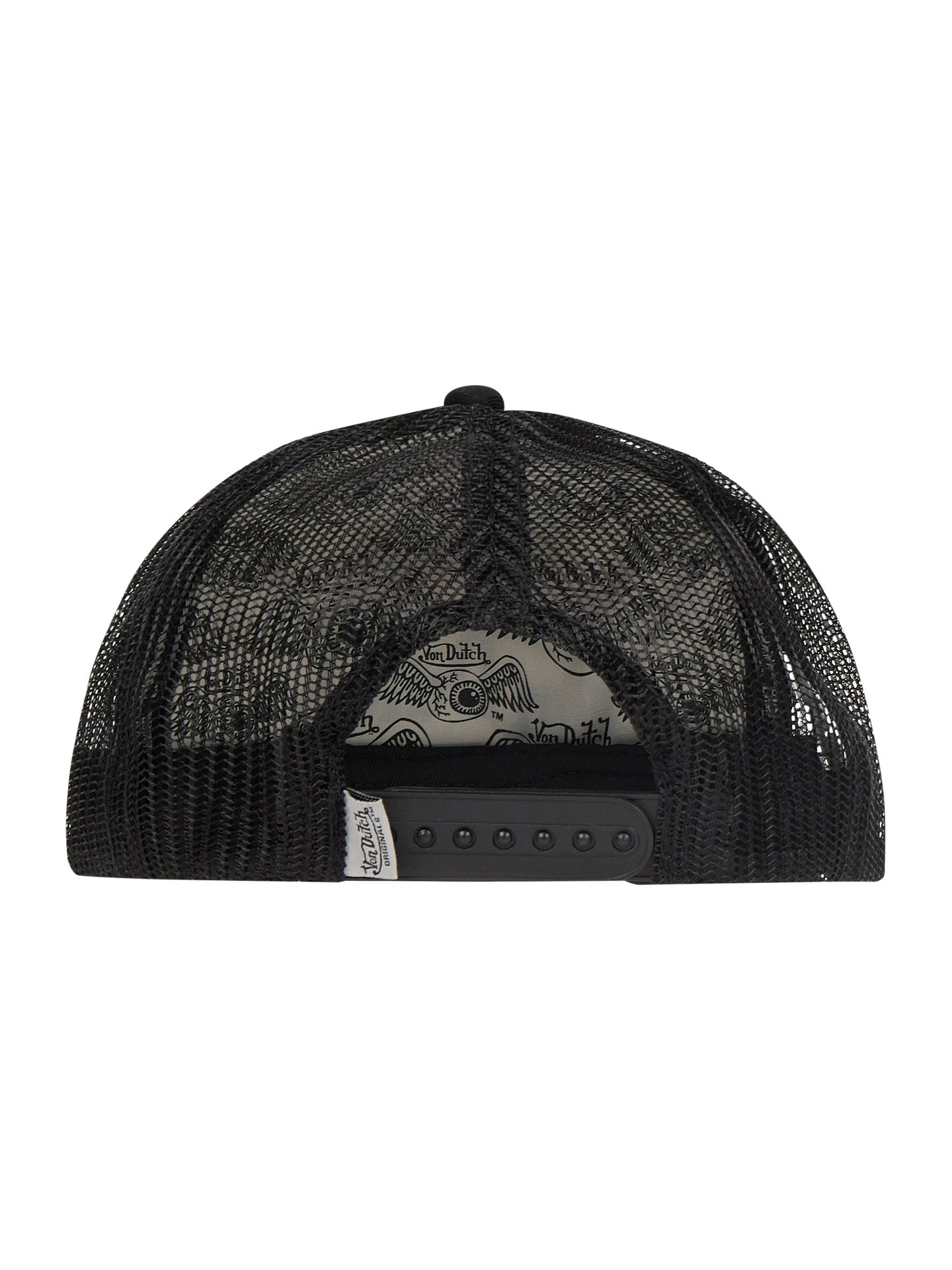 Von Dutch pet met geborduurd logo in zwart online kopen | P&C