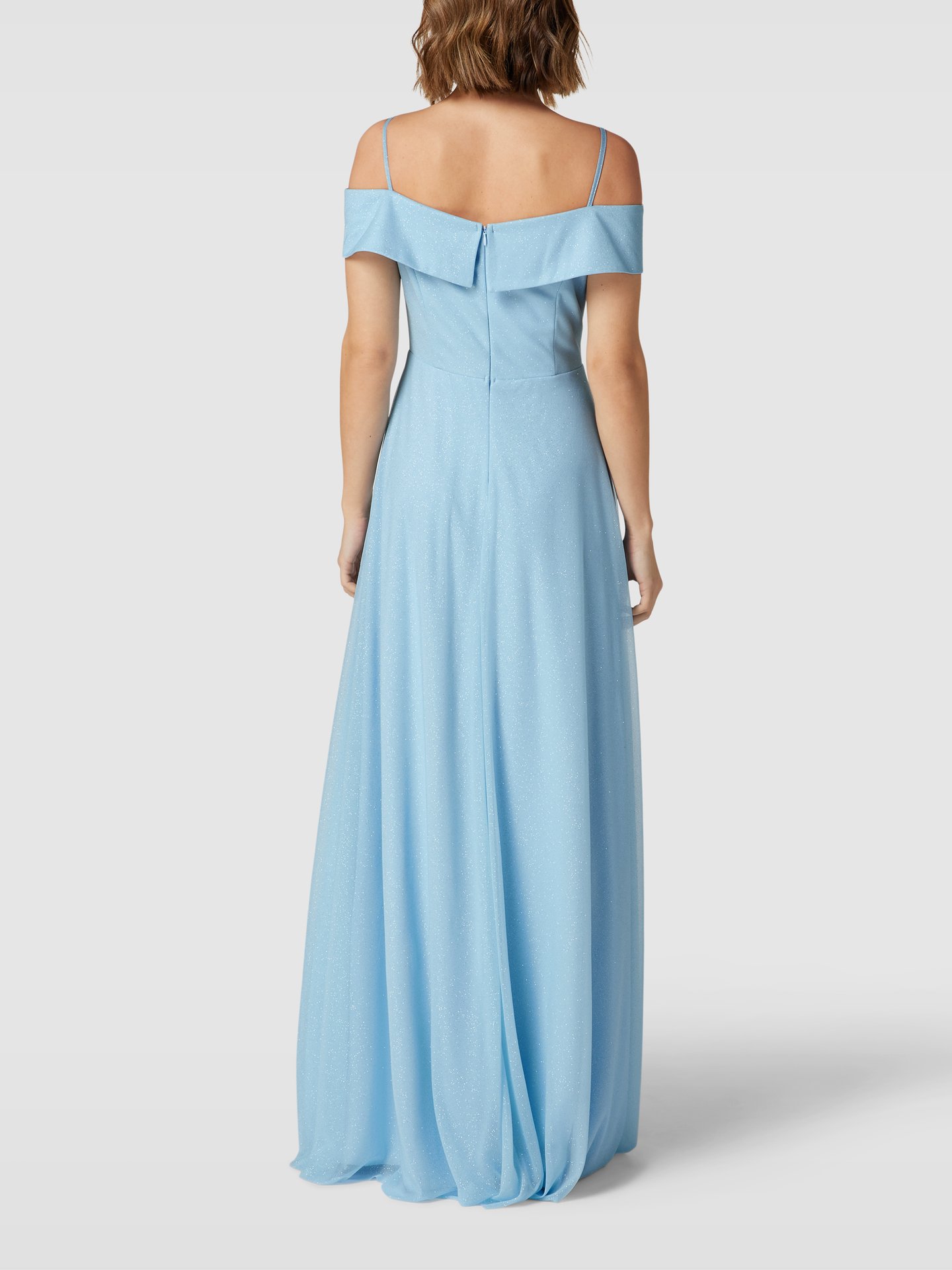 TROYDEN COLLECTION Abendkleid mit Volants (hellblau) online kaufen