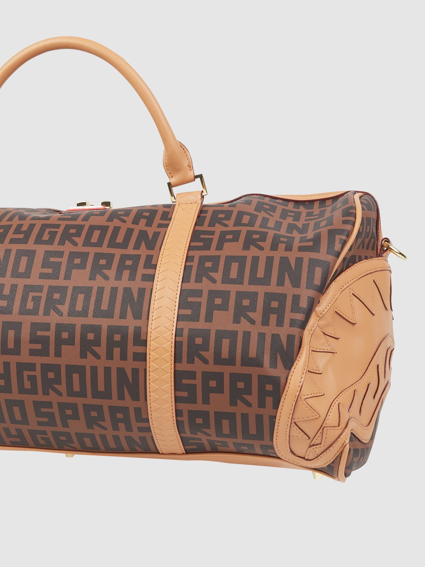 Sprayground Weekender mit Logo-Muster (mittelbraun) online kaufen