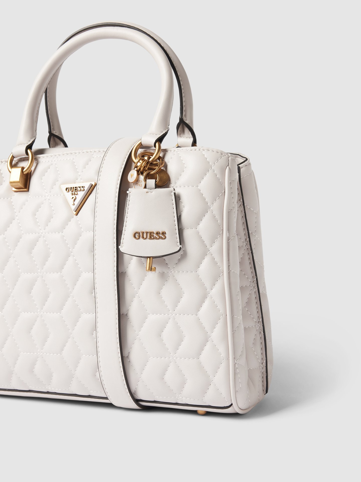 Guess Handtasche in Stepp-Optik (offwhite) online kaufen