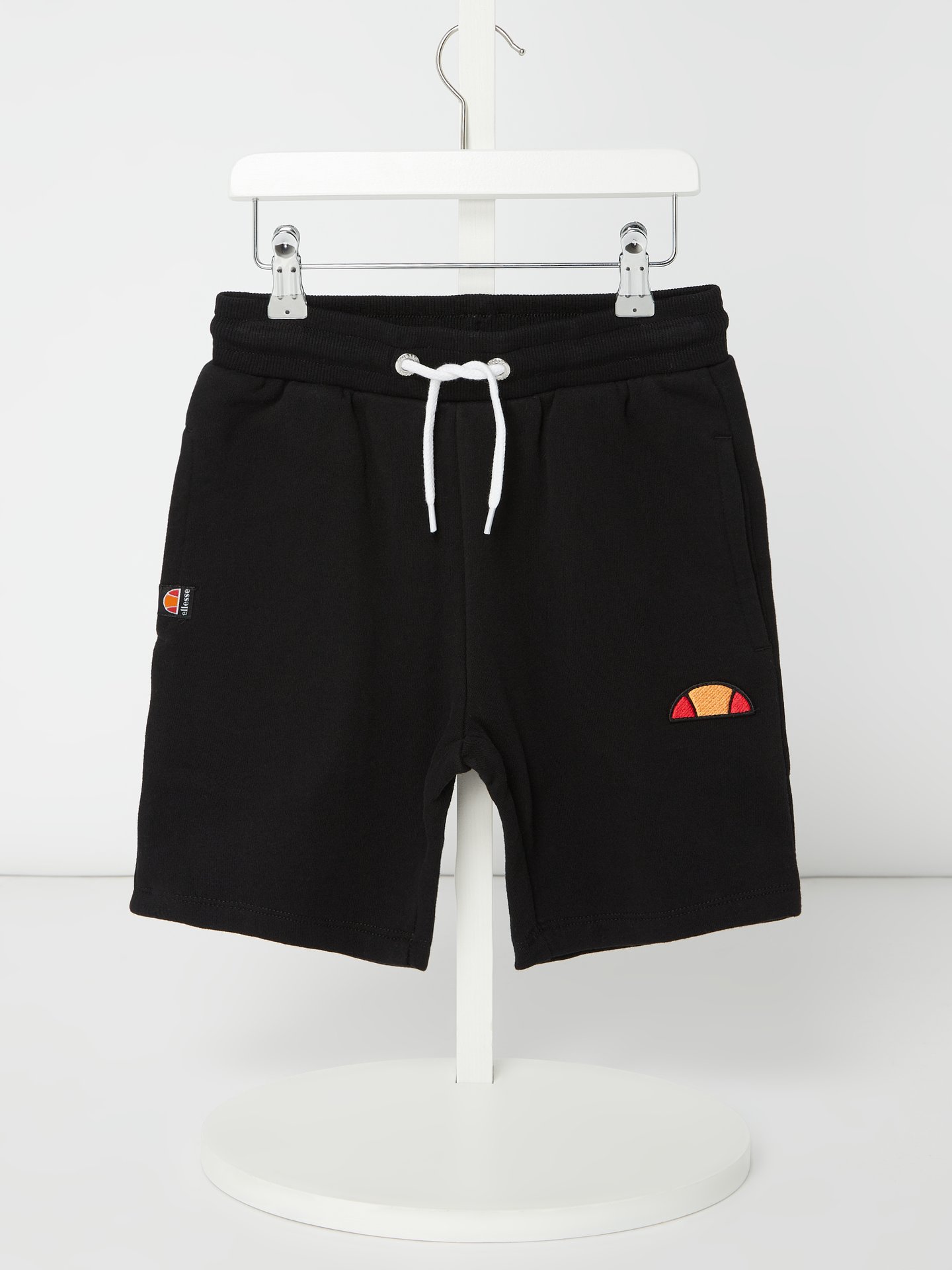 Ellesse Sweatshorts mit Logo-Print Modell 'Toyle' (schwarz) online kaufen