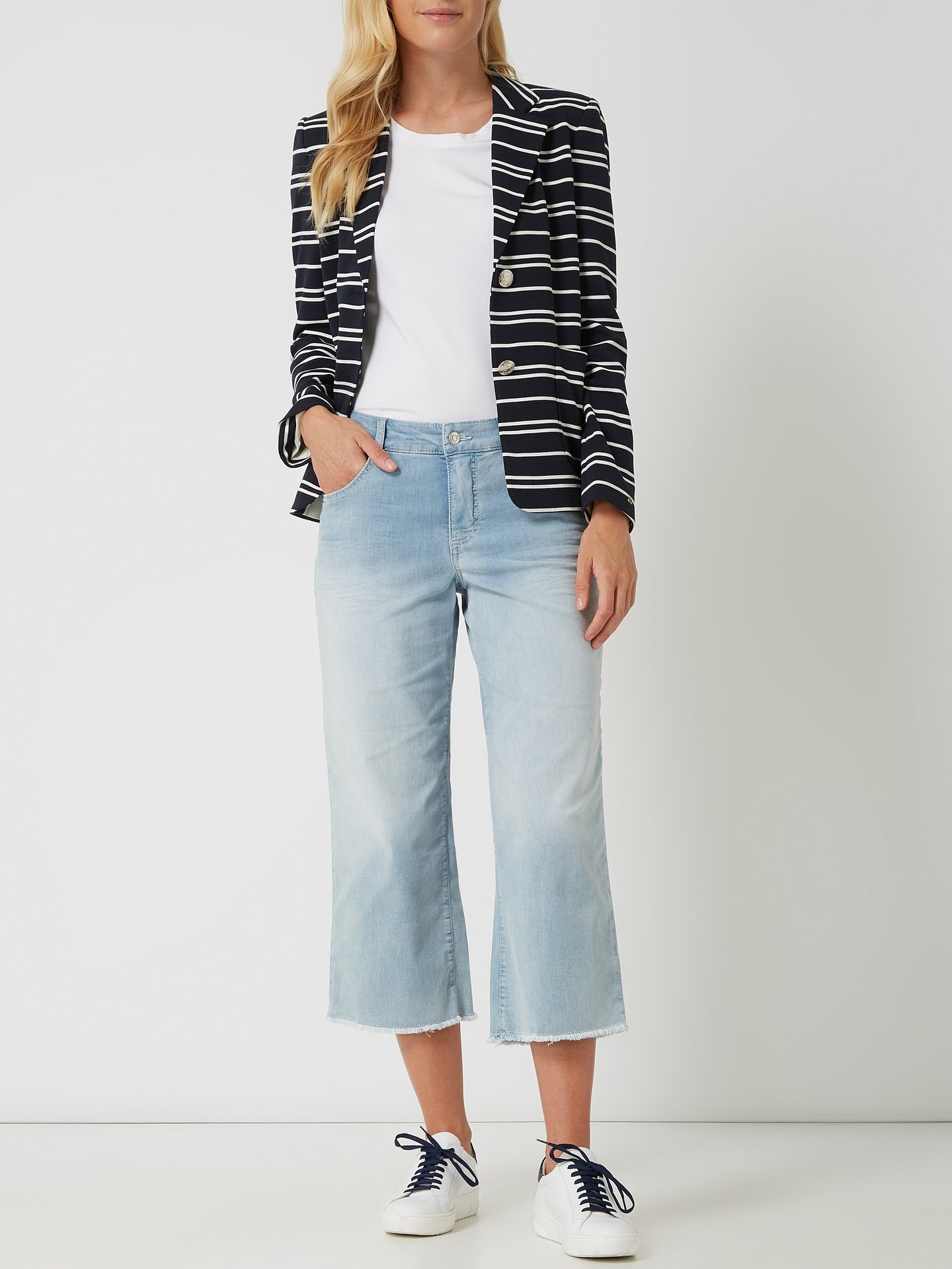 MAC Culotte aus Denim Modell 'Greta' (hellblau) online kaufen