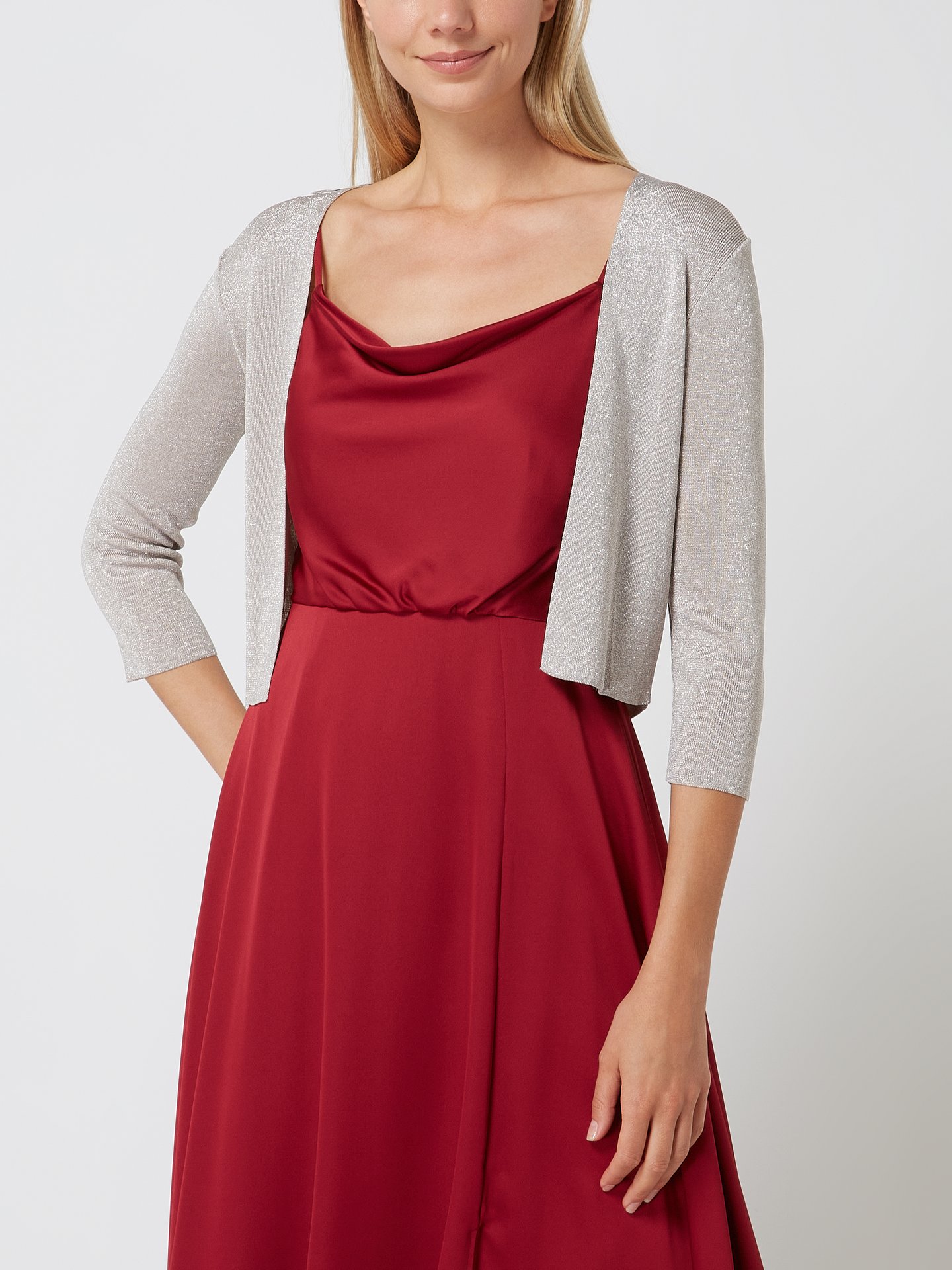 Vera Mont Bolero mit Glitter-Effekt (beige) online kaufen