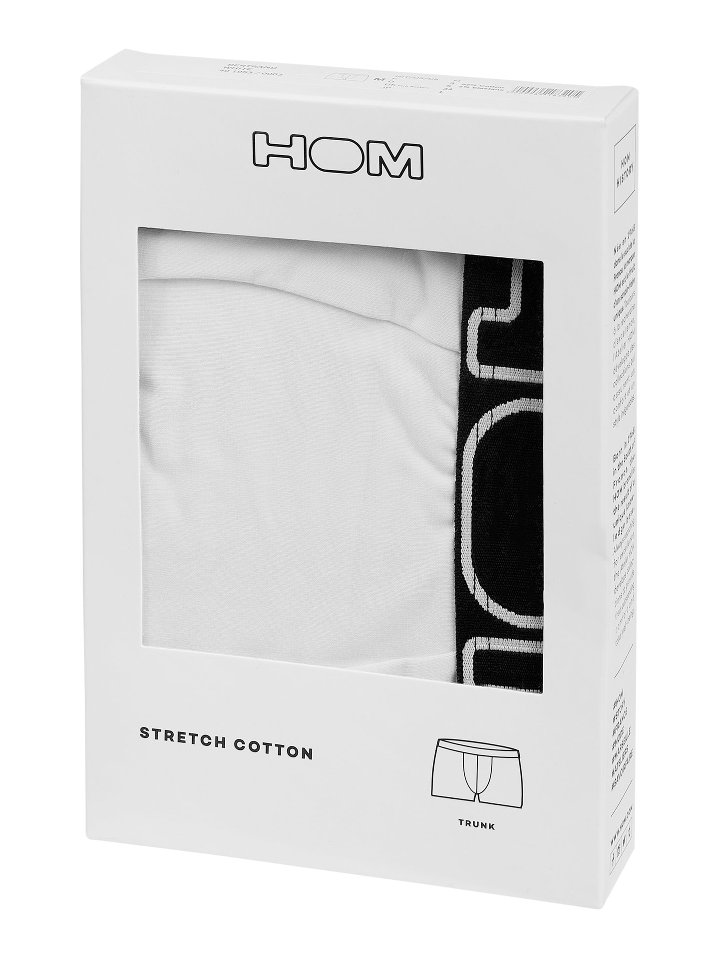 HOM Trunks mit Stretch-Anteil Modell 'Bertrand' (weiß) online kaufen