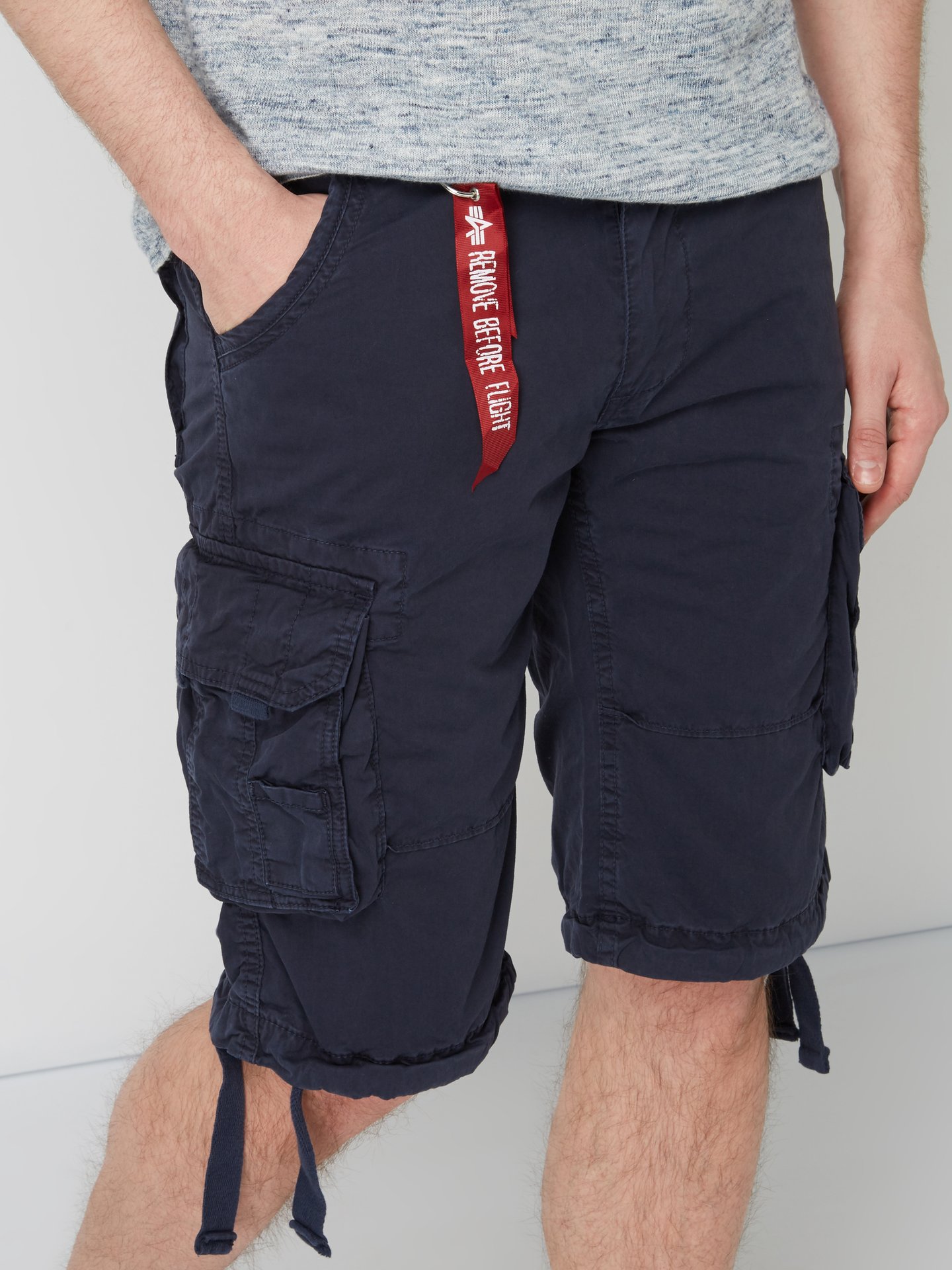 Alpha Industries Jet Short Van Katoen In Marineblauw Online Kopen Pandc