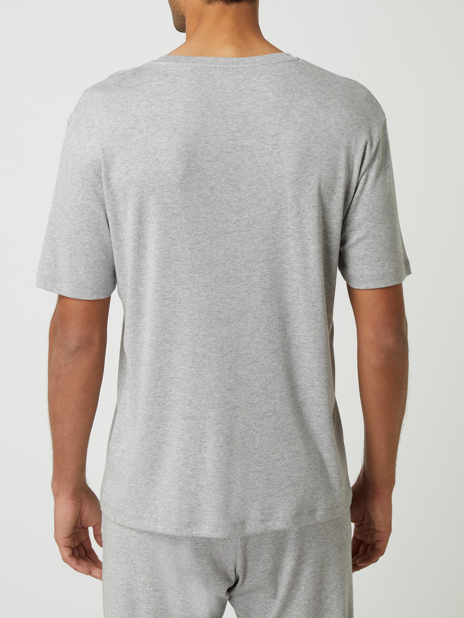 Karl Lagerfeld Pyjama-Oberteil mit Logo (mittelgrau melange) online kaufen