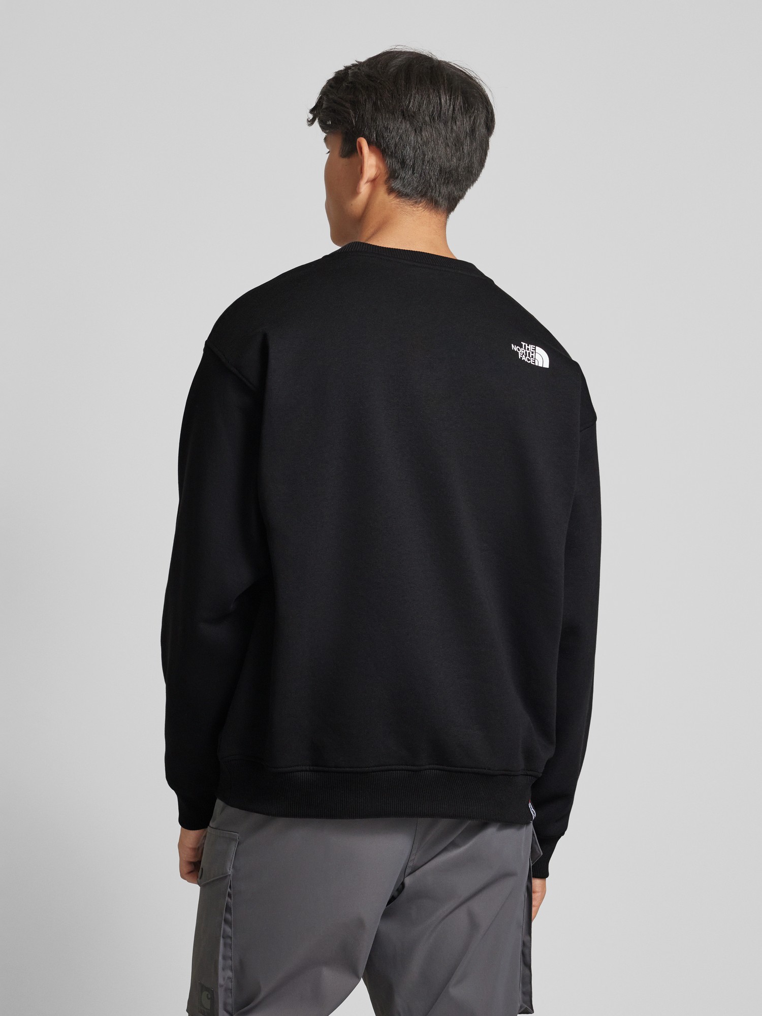 The North Face Sweatshirt mit Label-Print Modell 'AXYS' (black) online ...