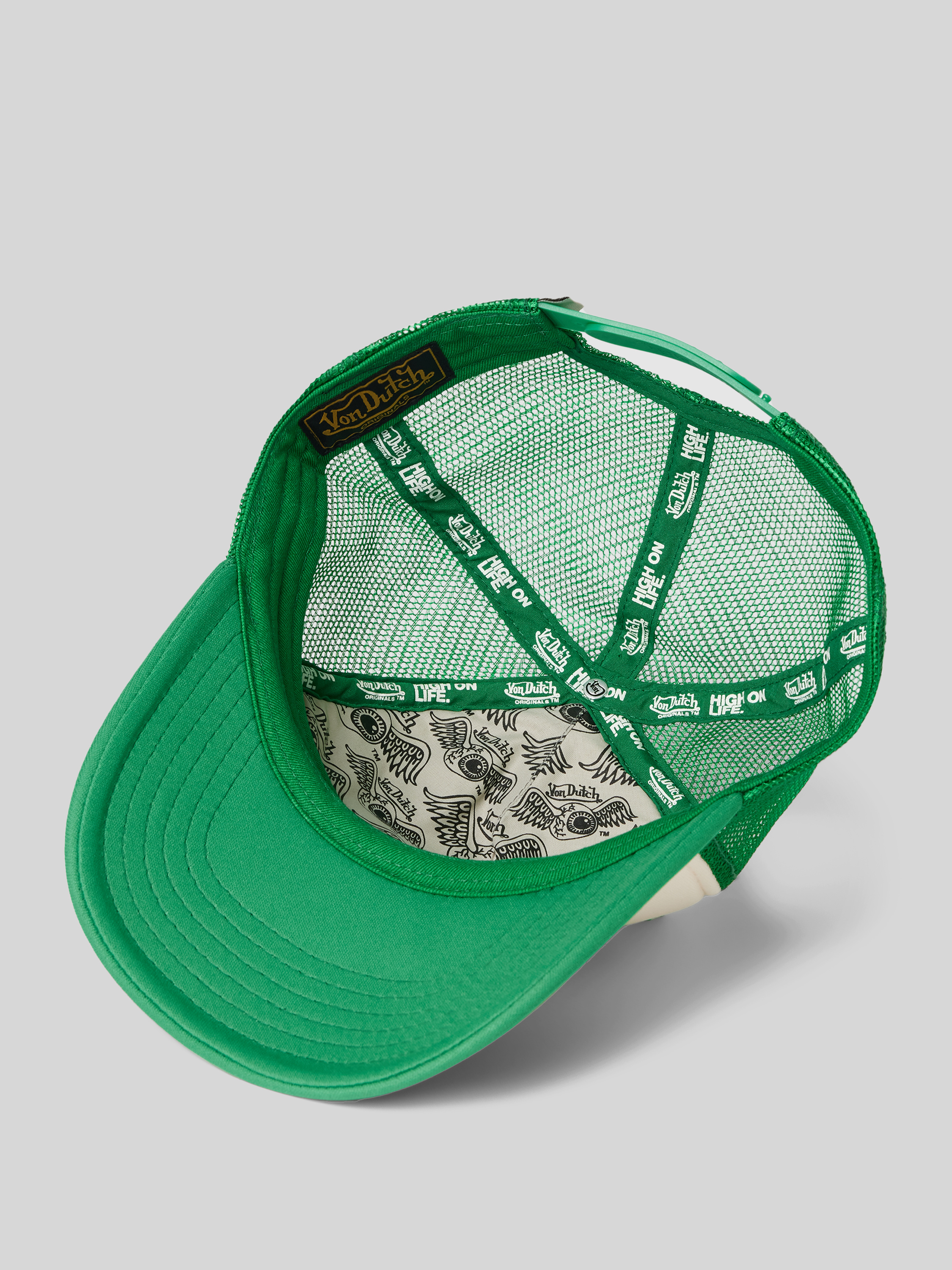 Von Dutch Baseball Cap mit Label-Stitching (gruen) online kaufen