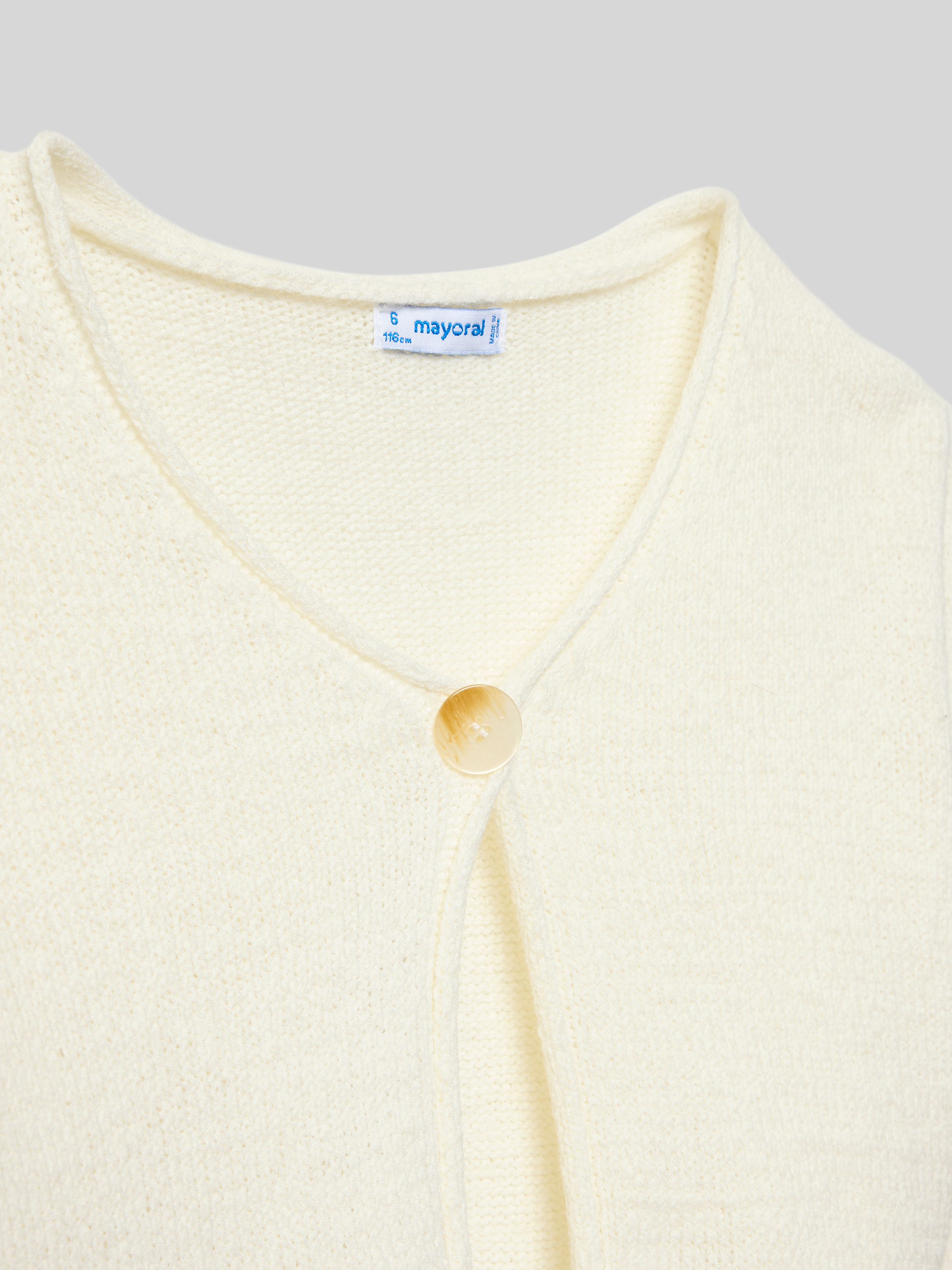 Mayoral Regular Fit Jacke in Strick-Optik (offwhite) online kaufen