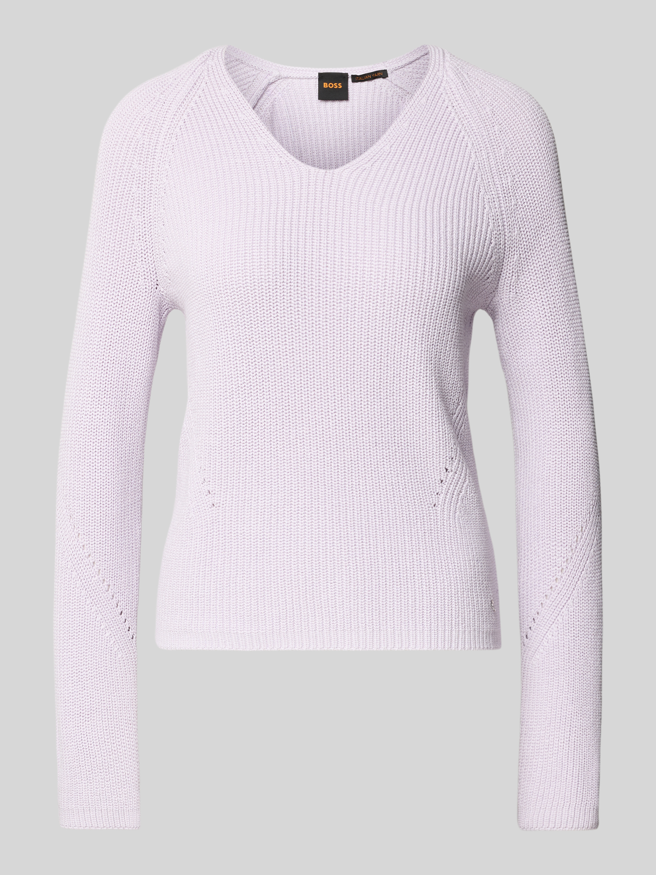 BOSS Orange Regular Fit Strickpullover aus reiner Baumwolle Modell 'C ...