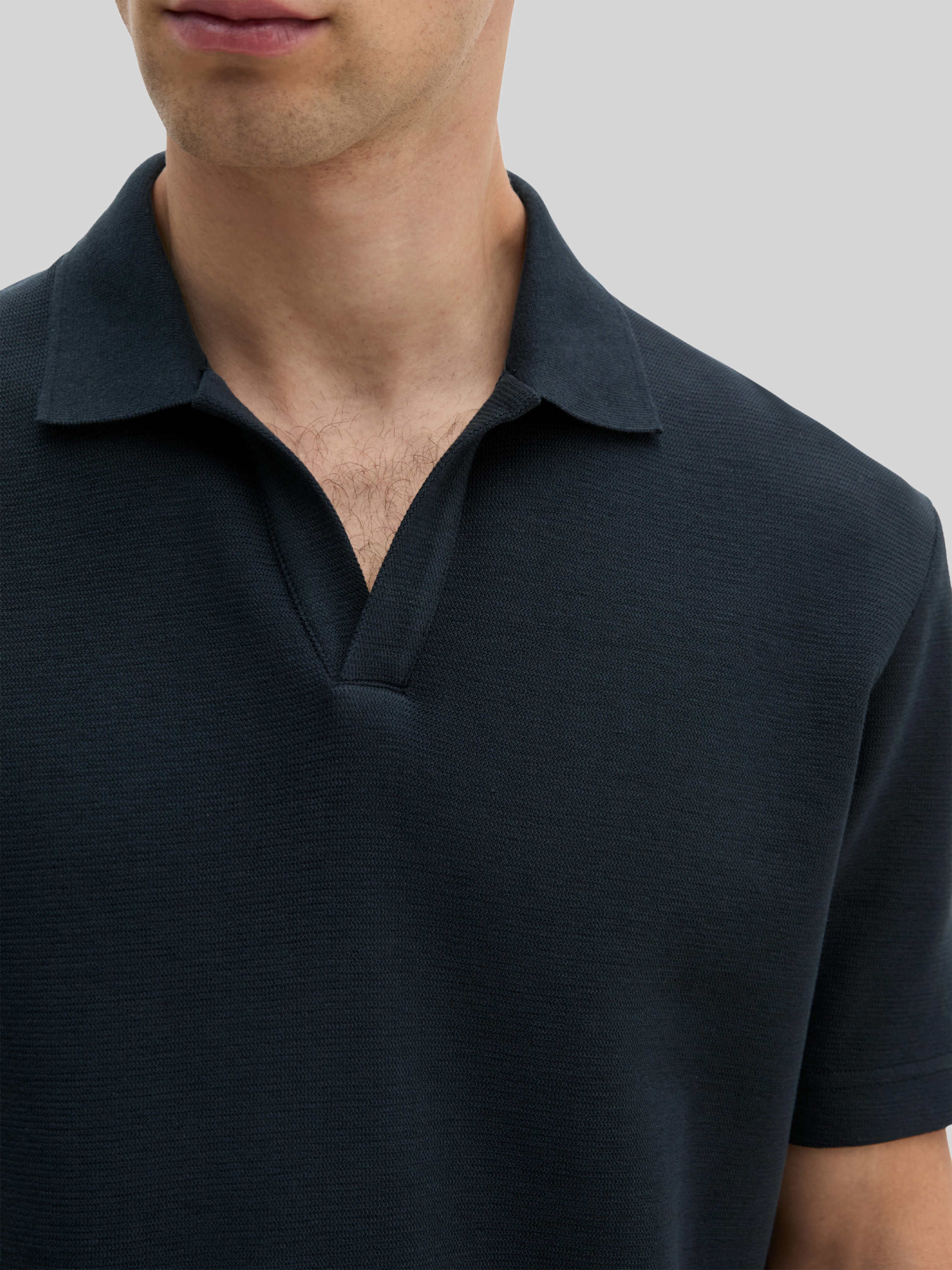 Marc O'Polo Regular Fit Poloshirt aus reiner Baumwolle (marine) online ...