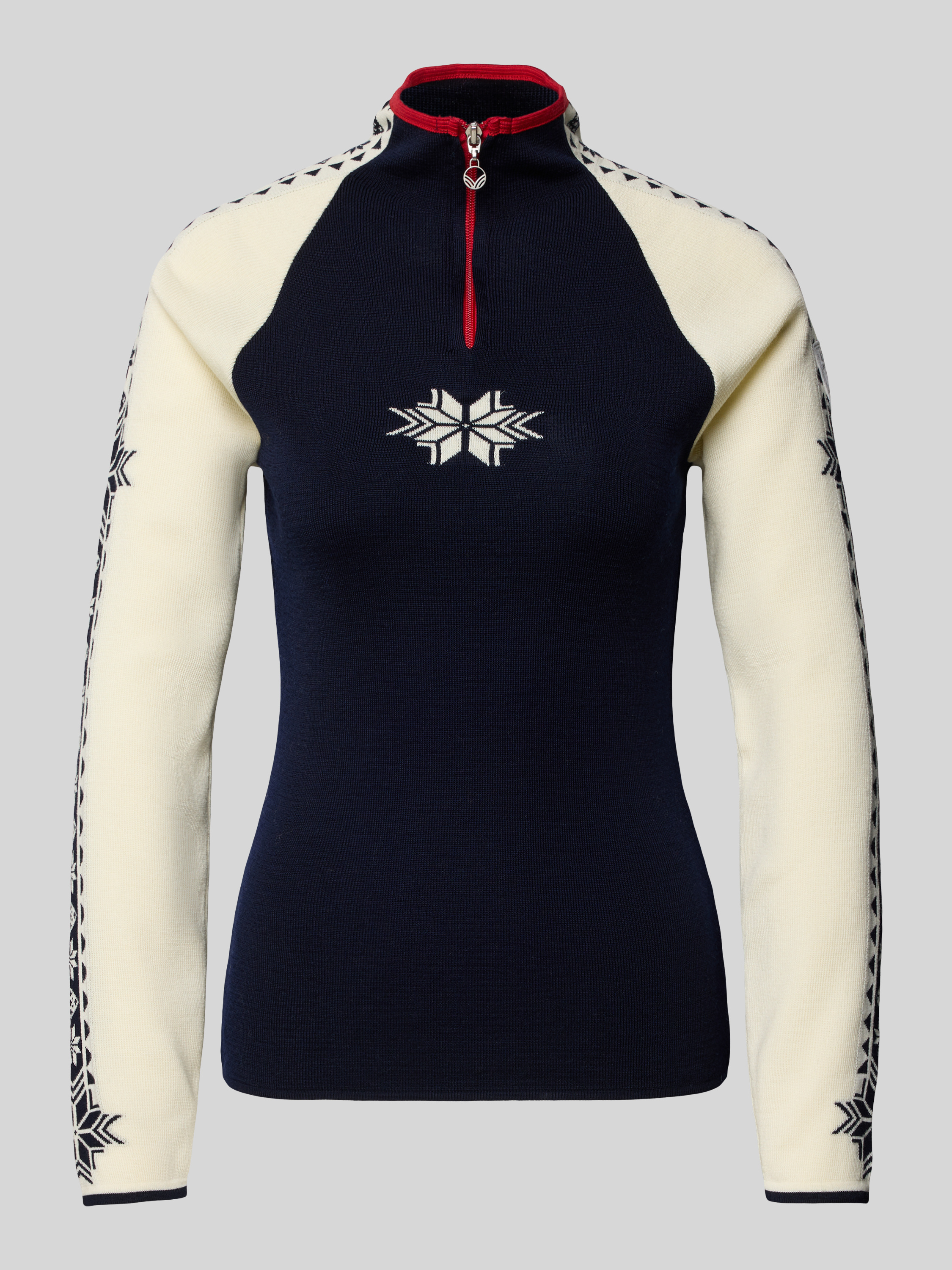 Kup online Dale of Norway Troyer o kroju slim fit z wełny z zamkiem ...