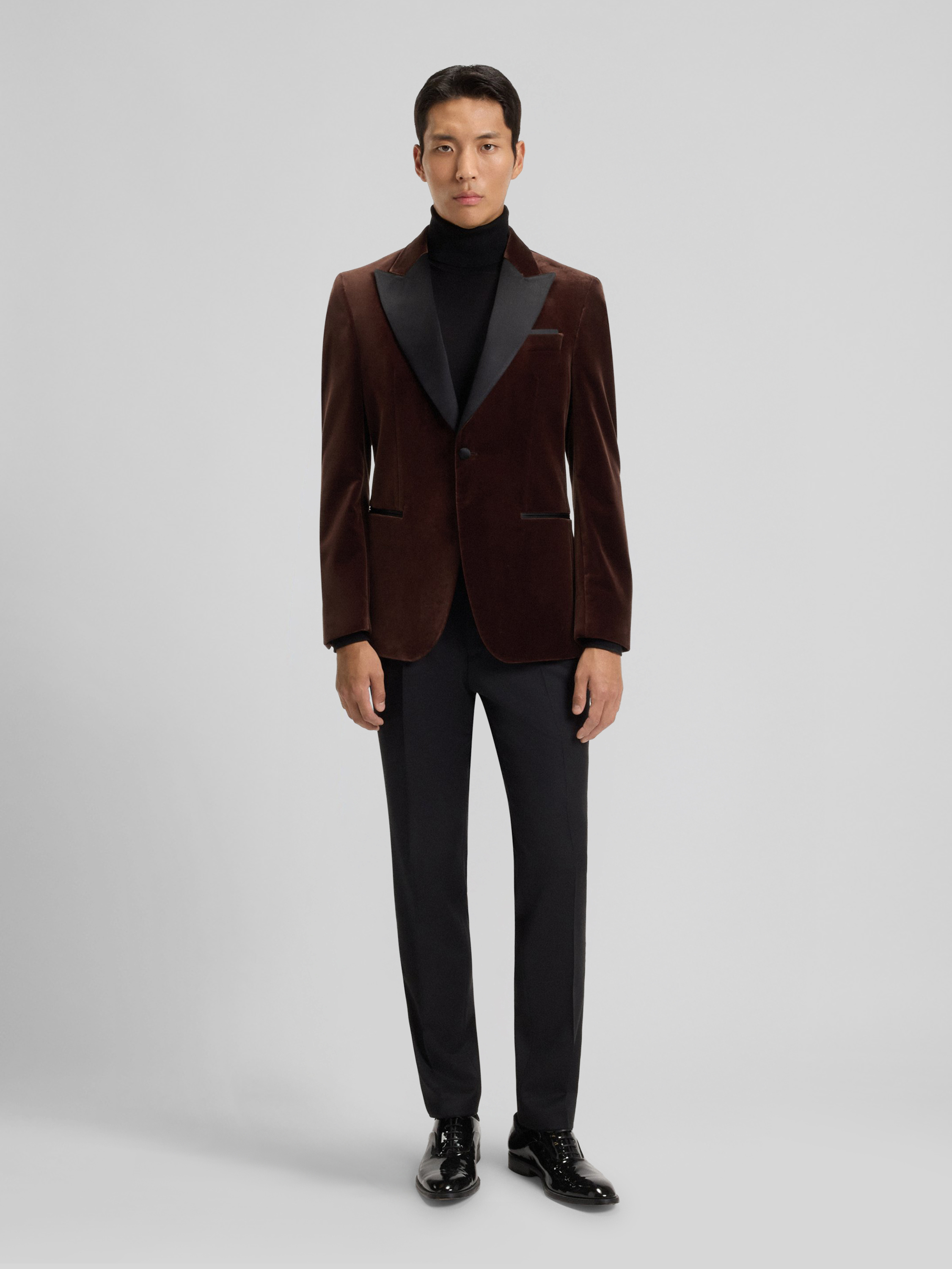 BOSS Slim Fit Smoking aus reiner Baumwolle Modell 'HUTSON' (orange ...