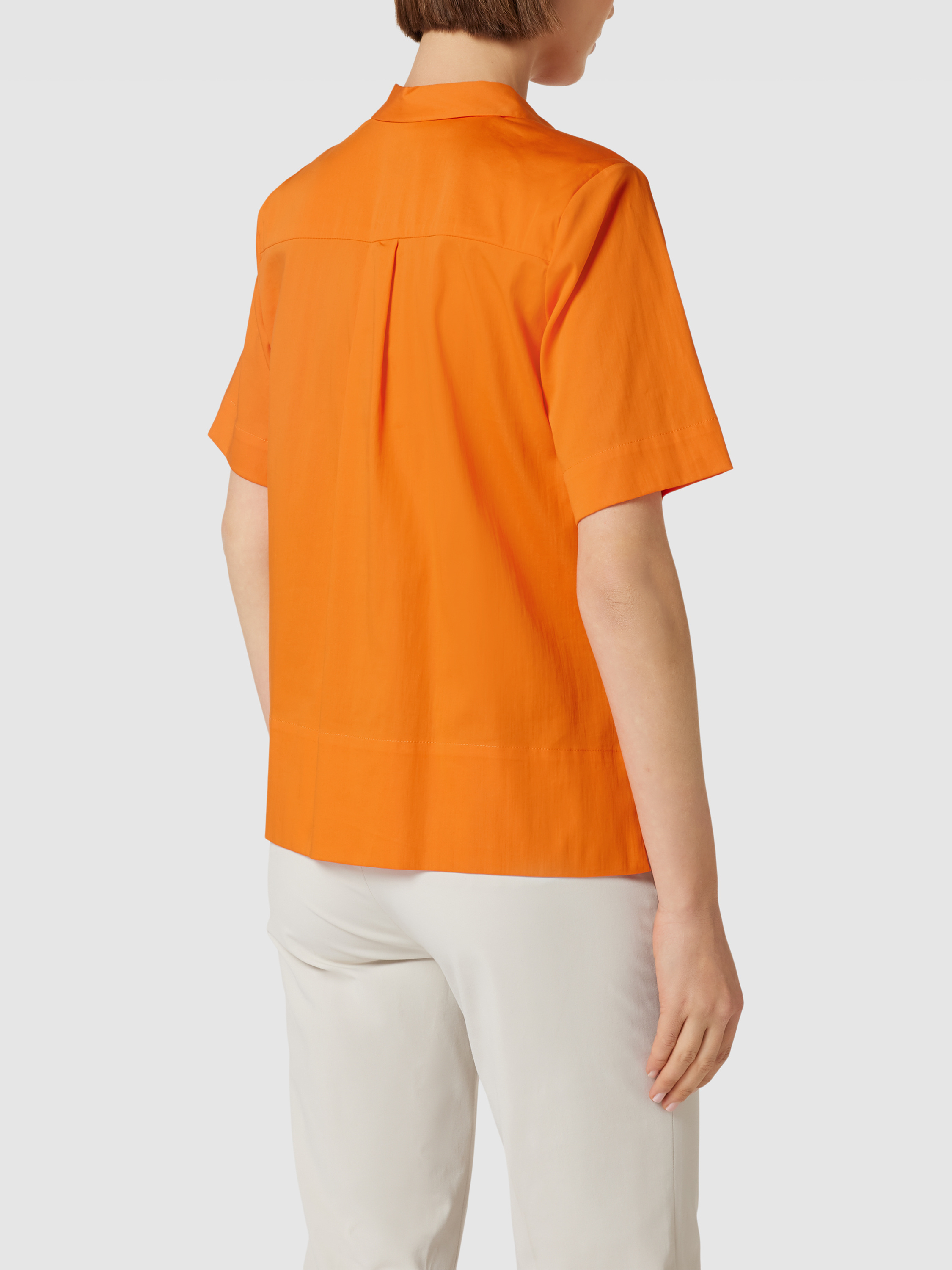 Milano Italy Hemdbluse mit Seitenschlitzen (orange) online kaufen