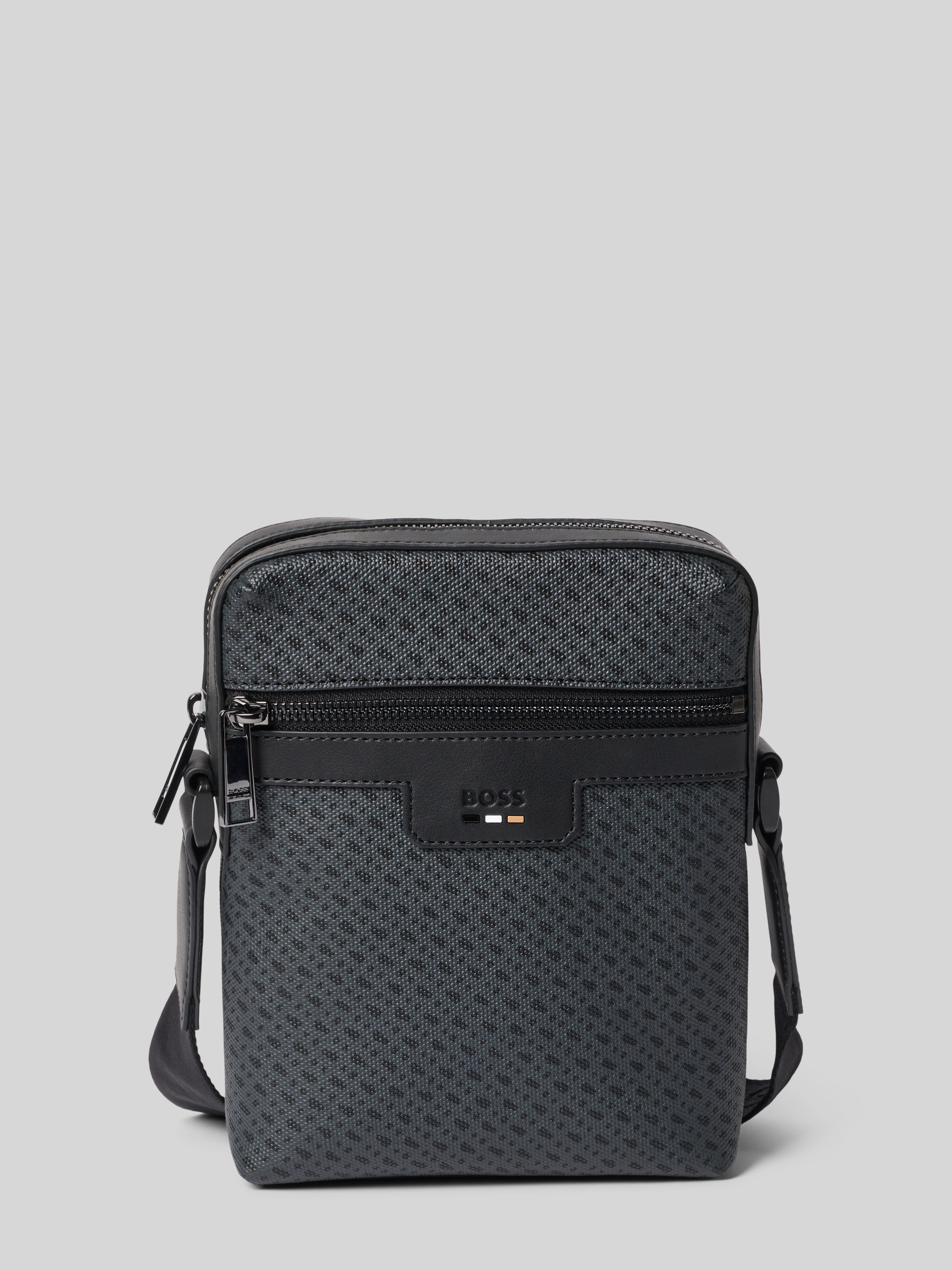 BOSS Umhängetasche mit Allover-Muster Modell 'RAY_NM' (black) online kaufen