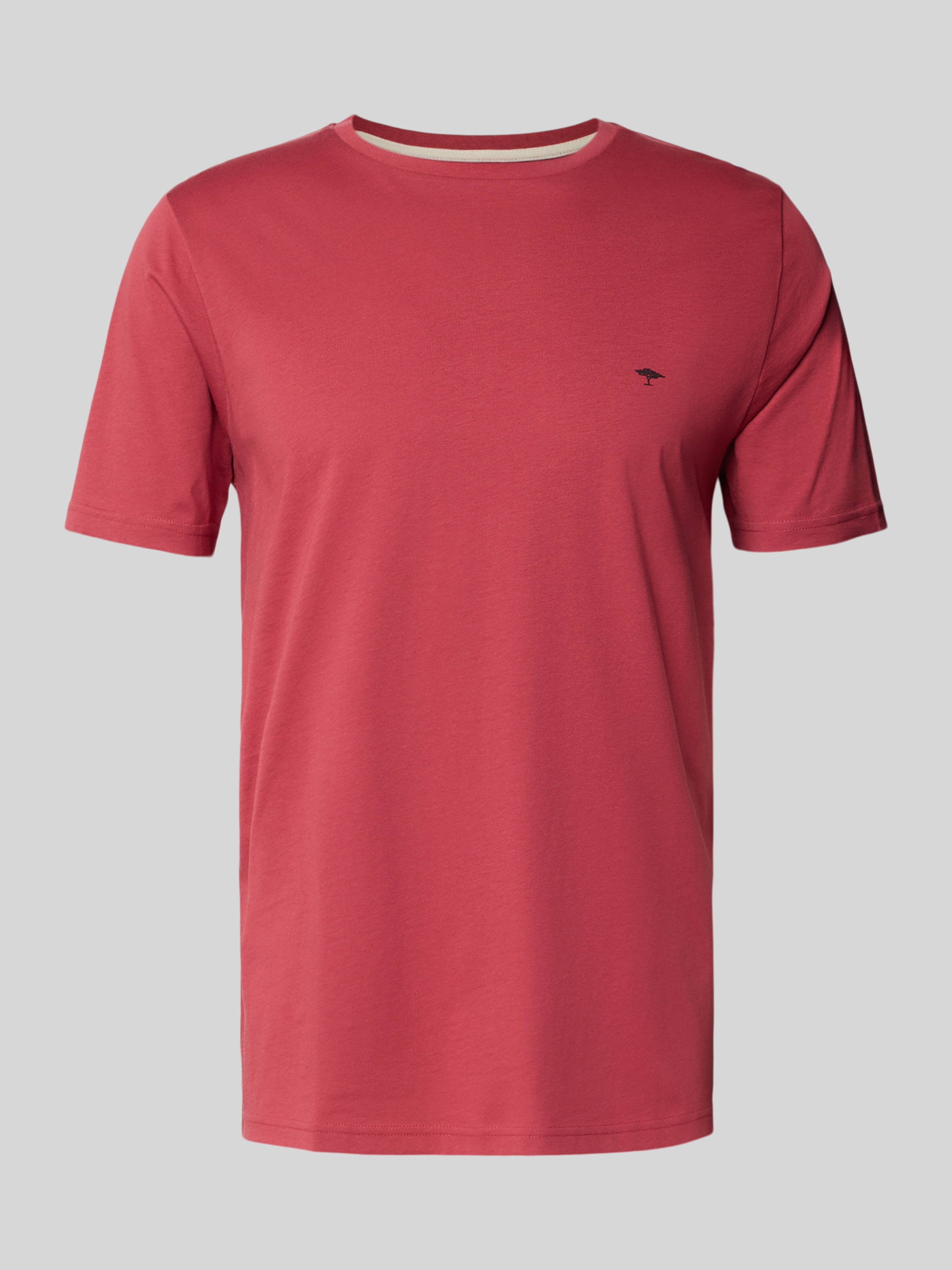Fynch-Hatton T-Shirt mit Label-Stitching (koralle) online kaufen