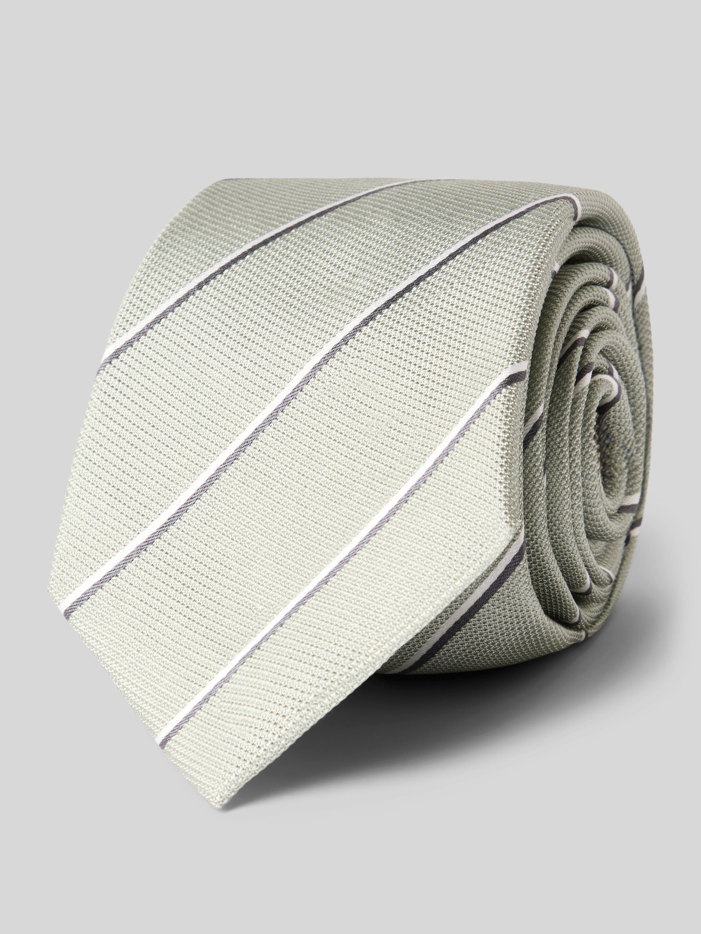 Gierremilano Seidenkrawatte aus reiner Seide mit Allover-Stitching (7,5 ...