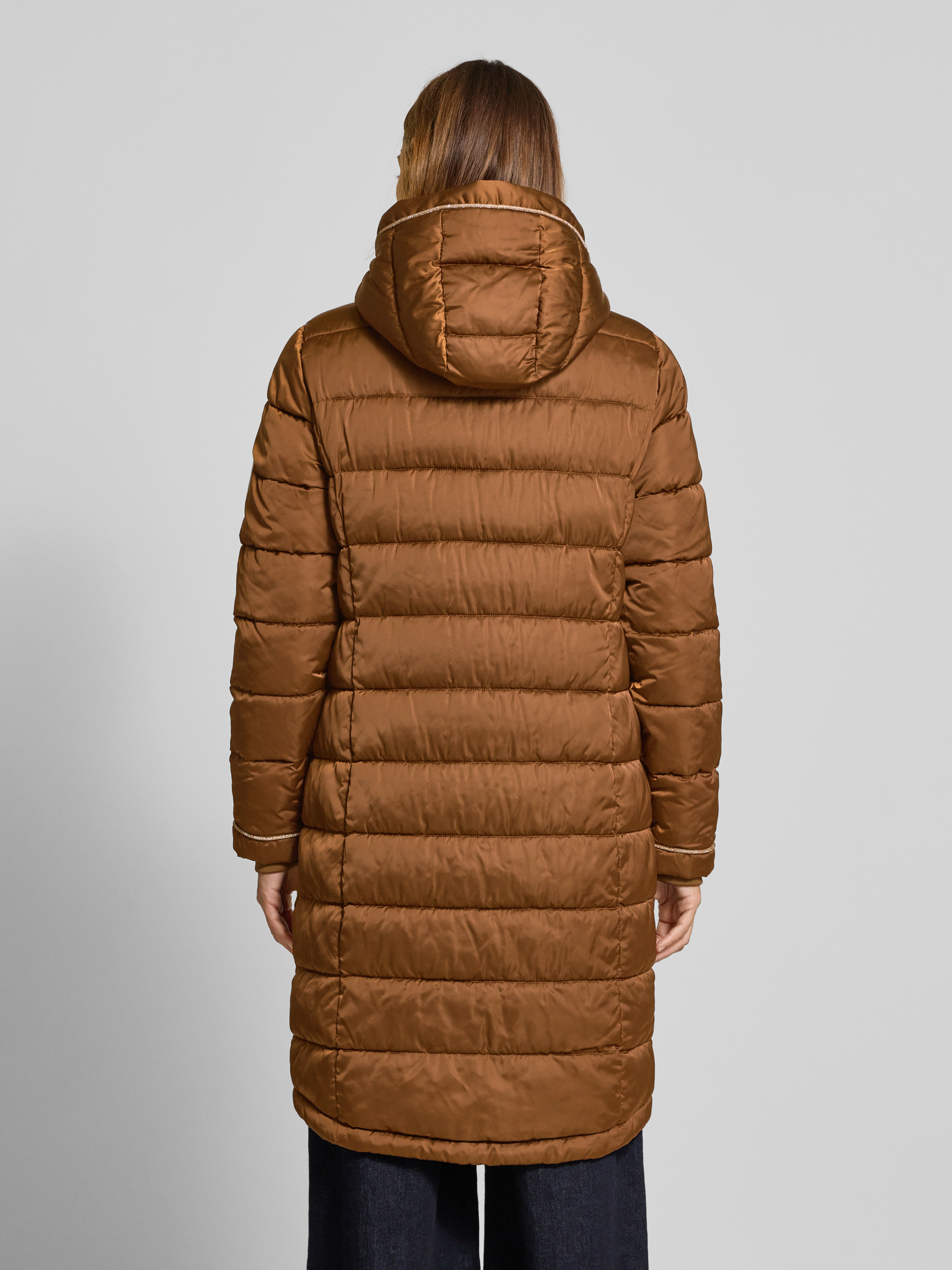 monari Steppmantel mit Kapuze (cognac) online kaufen