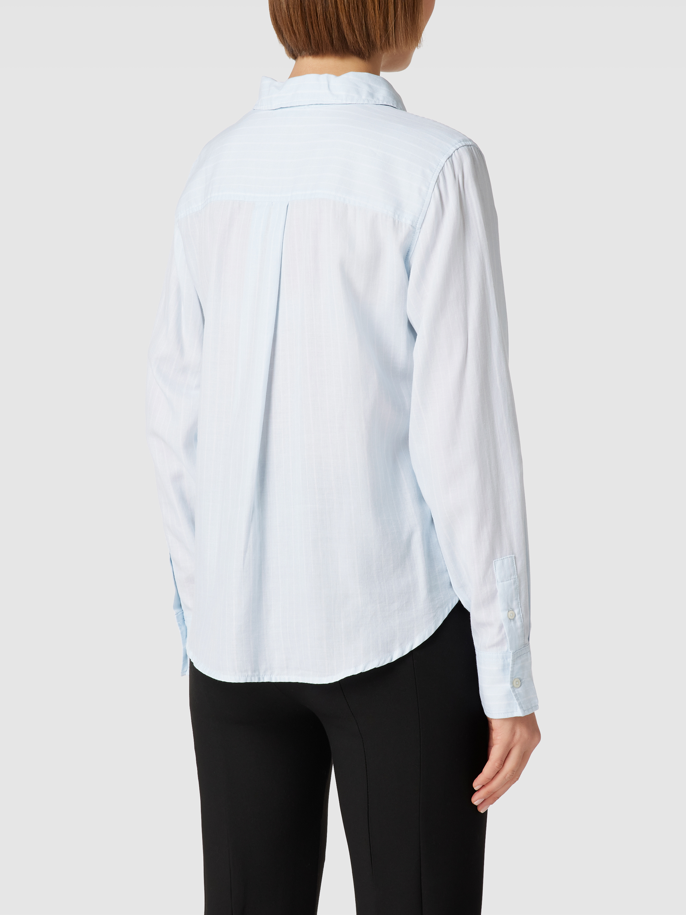 Marc O'Polo Hemdbluse mit Streifenmuster (bleu) online kaufen