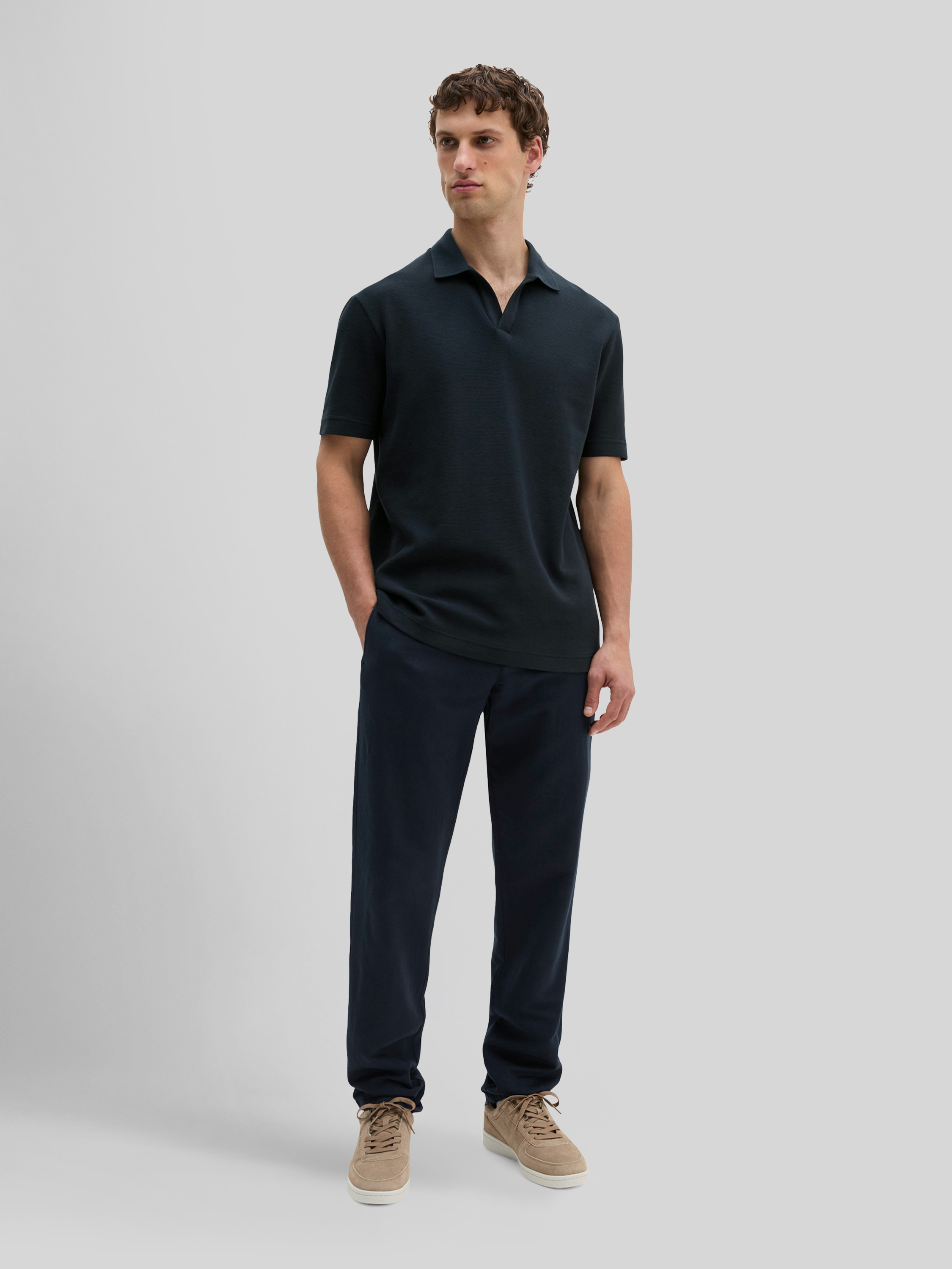 Marc O'Polo Regular Fit Poloshirt aus reiner Baumwolle (marine) online ...