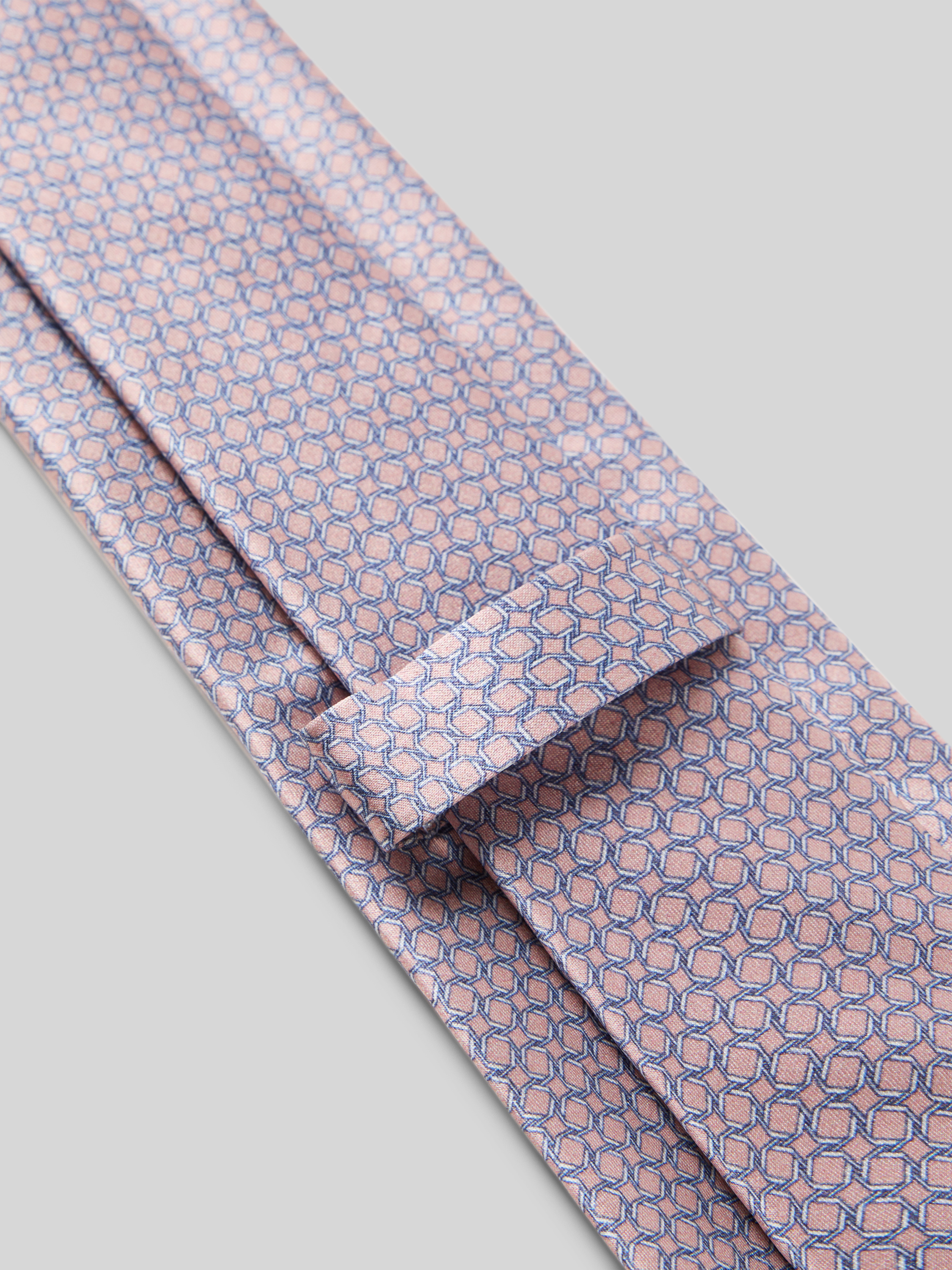 Gierremilano Seidenkrawatte aus reiner Seide mit Logo-Patch (7,5 cm ...