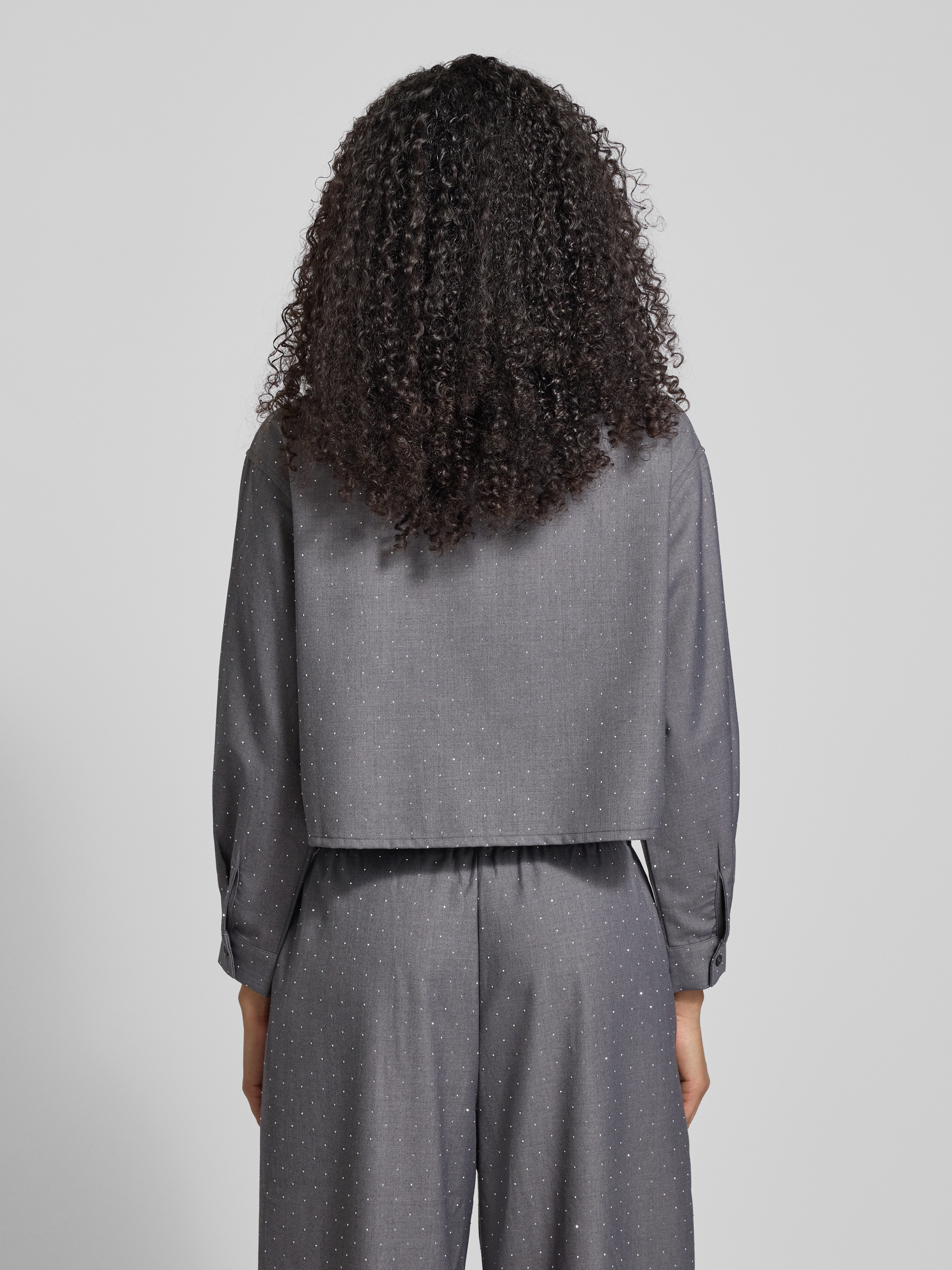 VILLA SOPHIE Hemdbluse mit Knopfleiste Modell 'TARA' (anthrazit) online kaufen