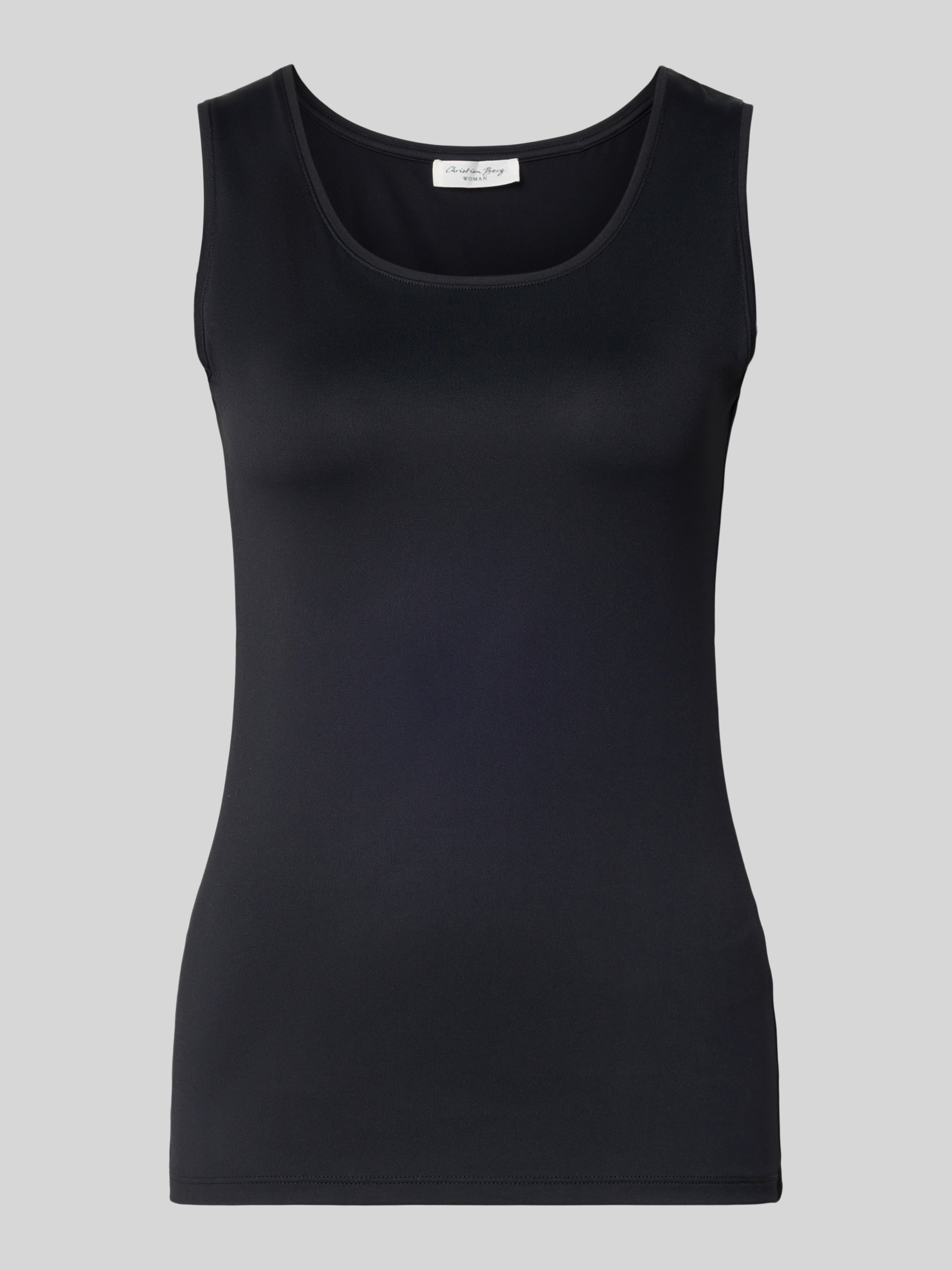 Kup online Christian Berg Woman Top o kroju slim fit z okrągłym ...