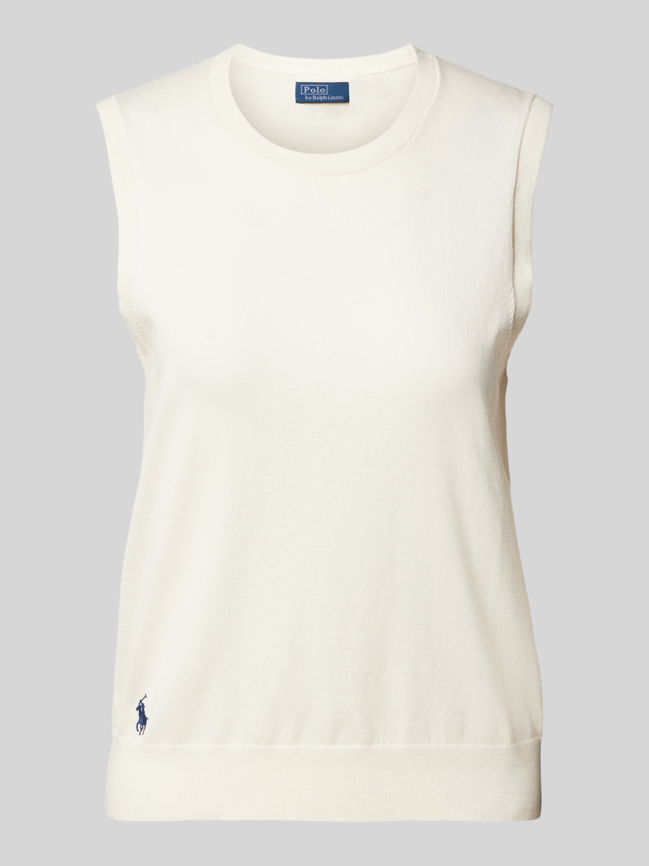 Kup online Polo Ralph Lauren Bezrękawnik z prążkowanymi wykończeniami ...