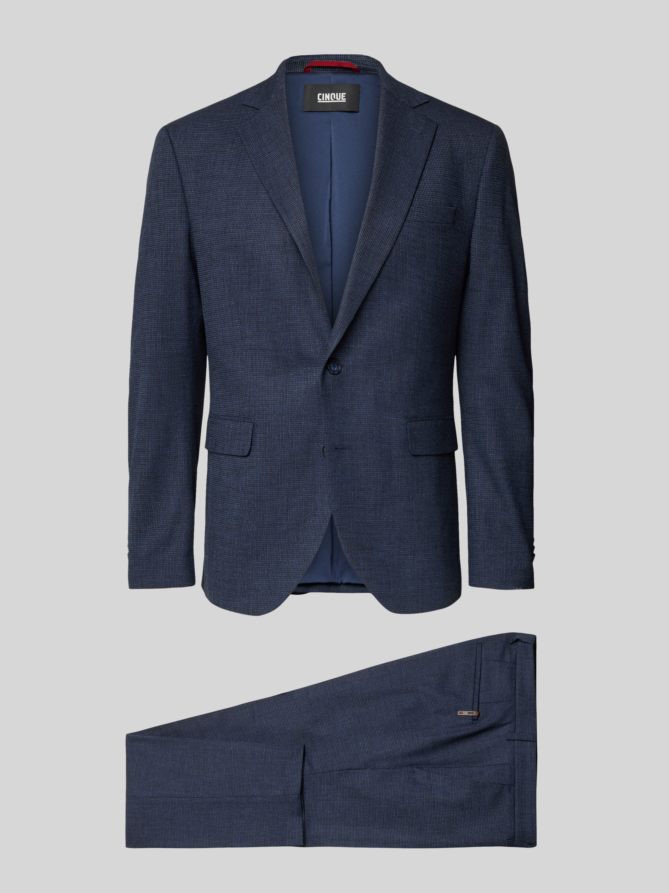 Kup online CINQUE Garnitur o kroju regular fit z mieszanki wiskozy ...