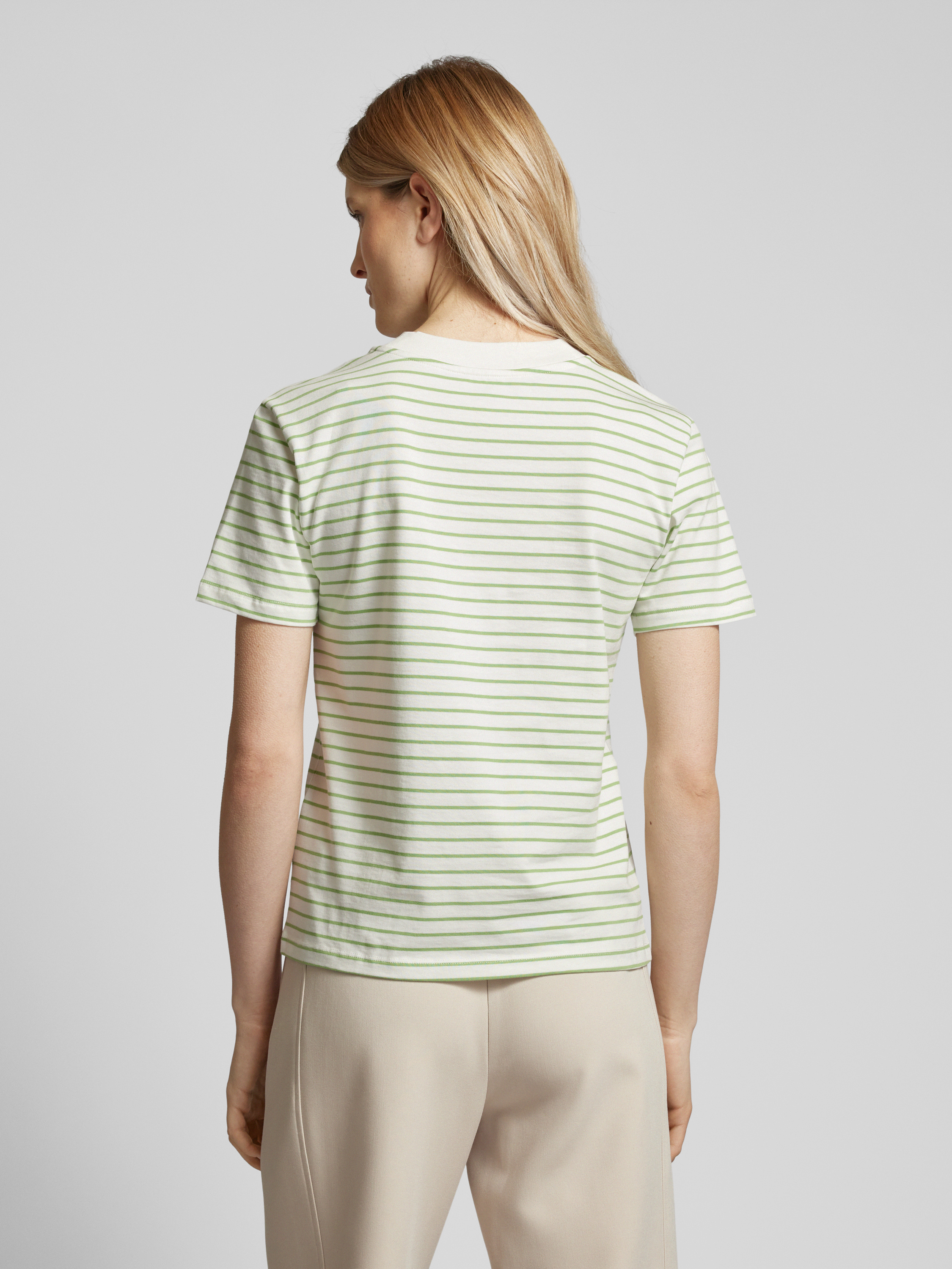 Jake*s Casual T-Shirt mit Streifenmuster (lind) online kaufen