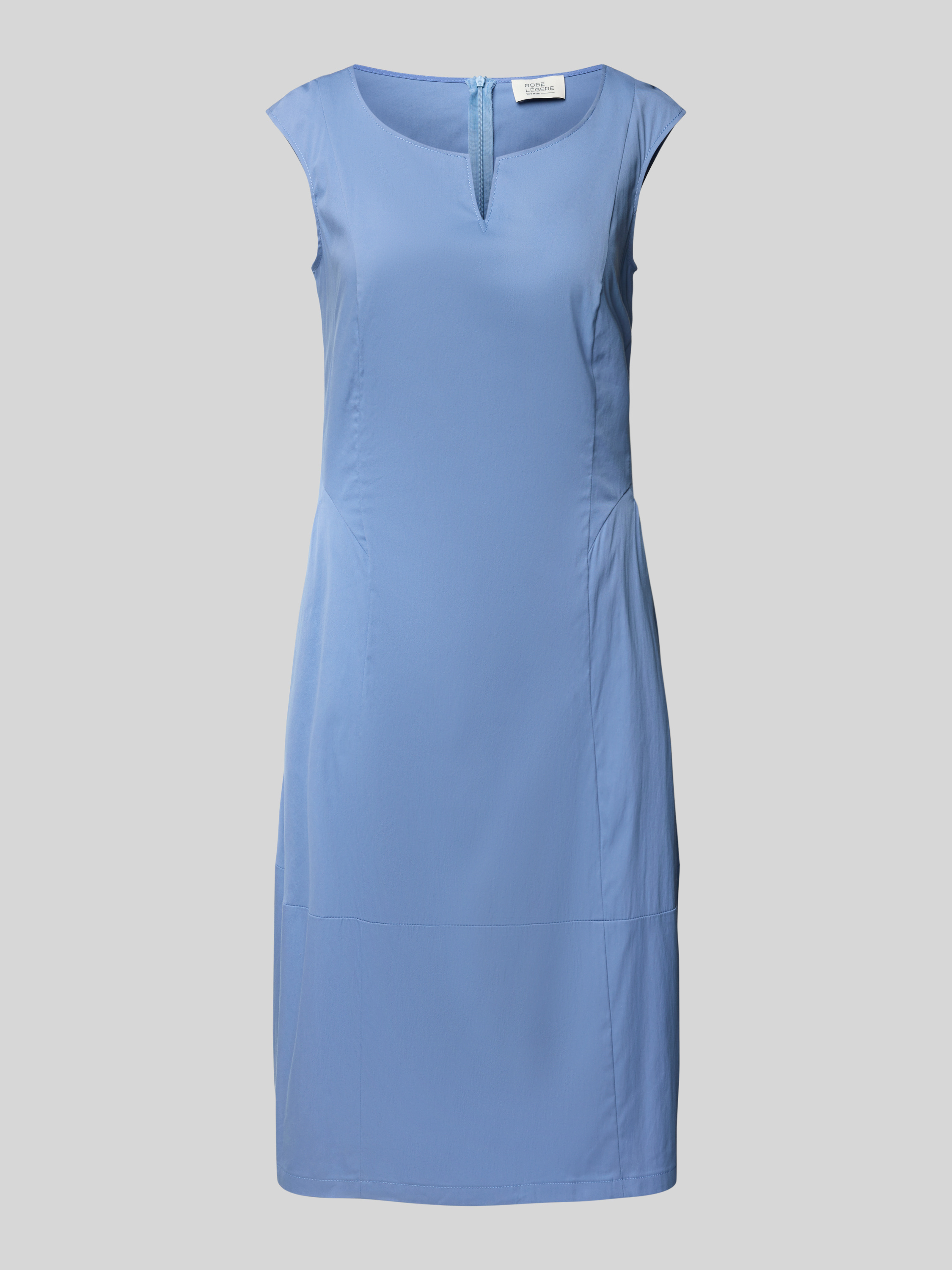 ROBE LÉGÈRE Knielanges Kleid mit Eingrifftaschen (rauchblau) online kaufen