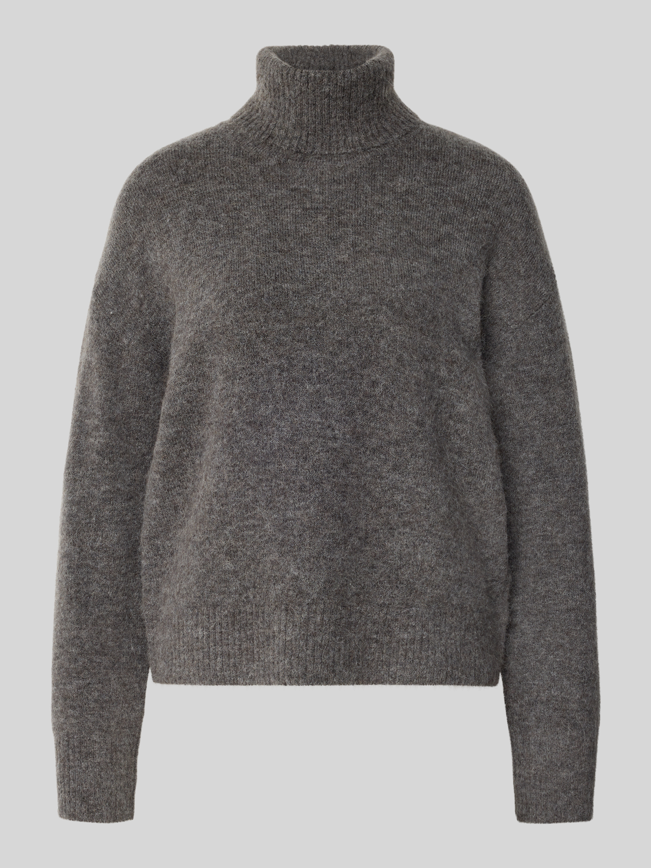 Selected Femme Relaxed Fit Rollkragenpullover aus Woll-Mix mit Alpaka ...