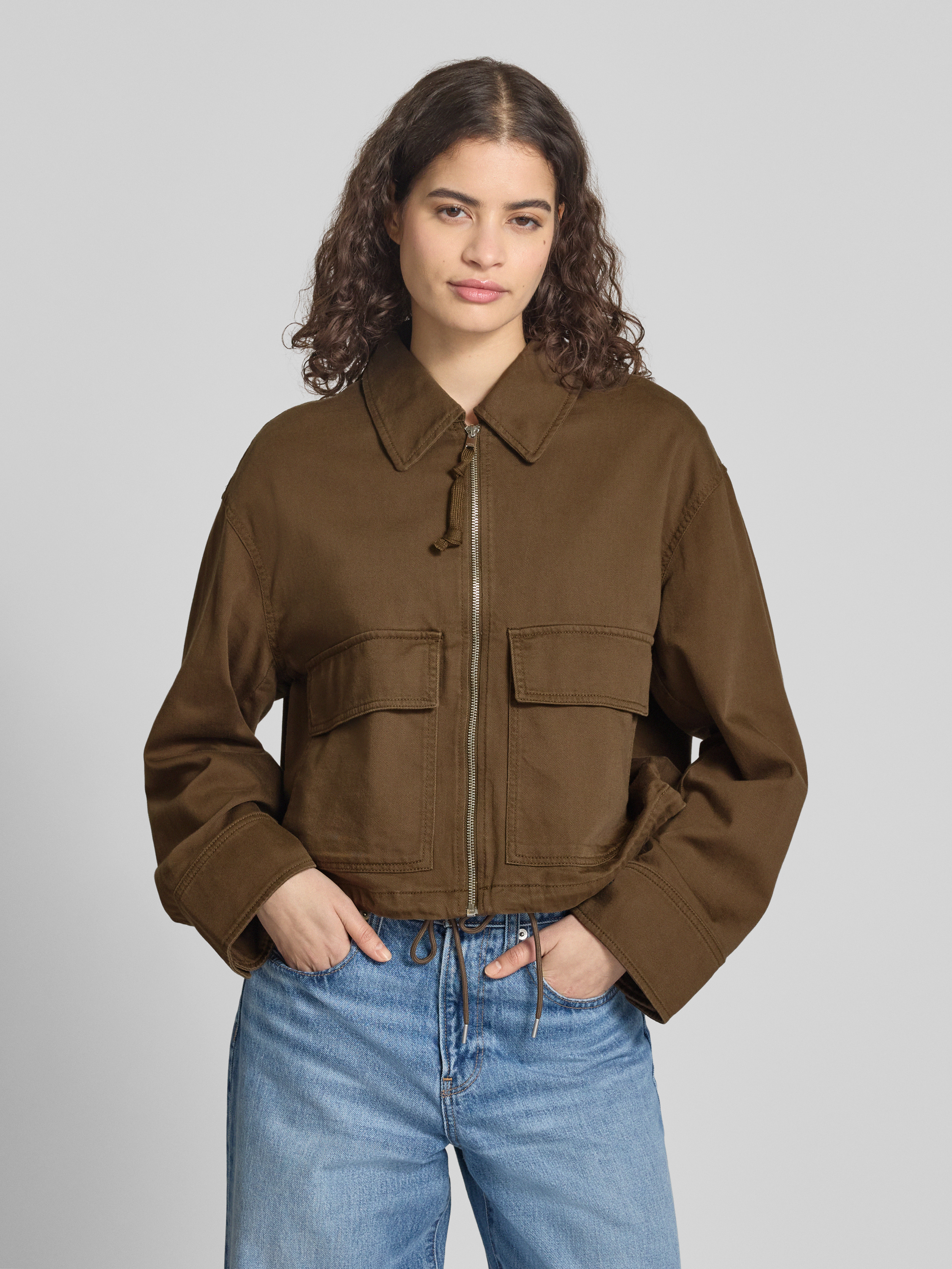 Marc O'Polo Denim Regular Fit Jeansjacke aus Baumwoll-Mix (mittelbraun ...