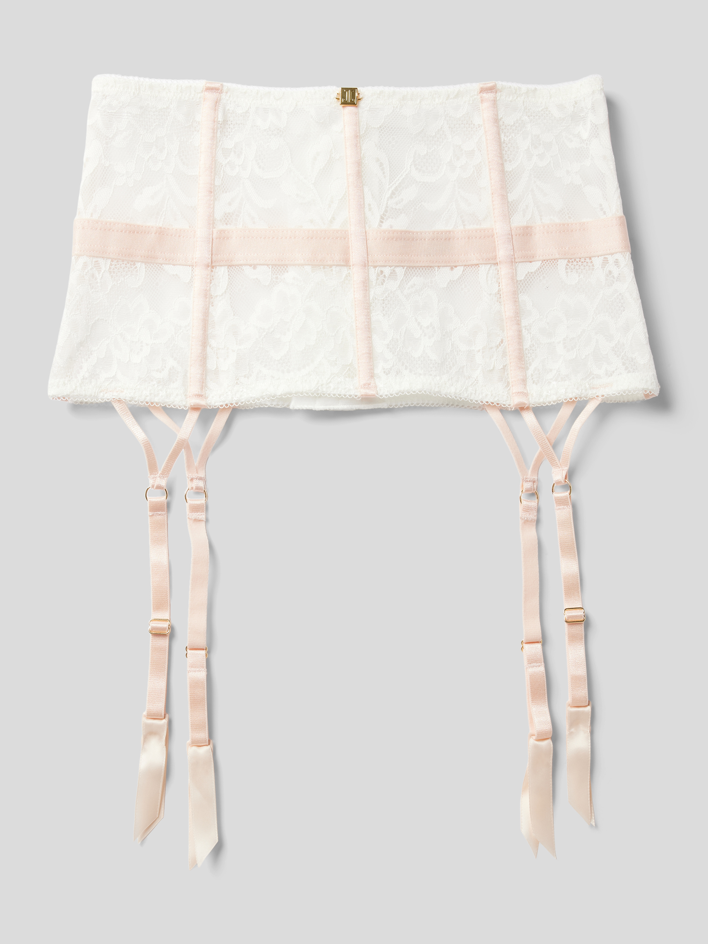 LASCANA Strumpfhalter mit Spitzenbesatz Modell 'Velia' (offwhite ...
