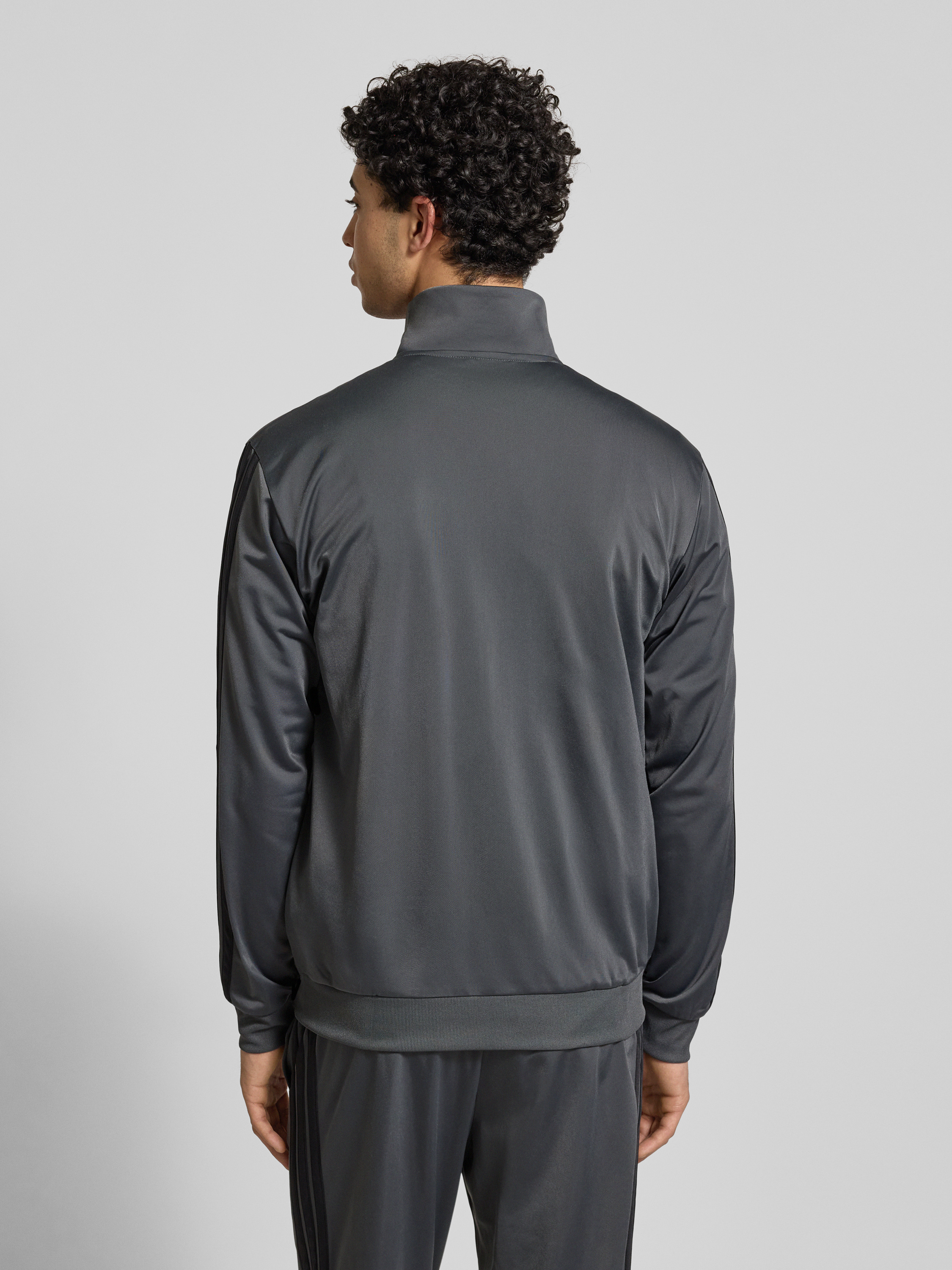 adidas Sportswear Slim fit trainingspak met logostitching in antraciet ...