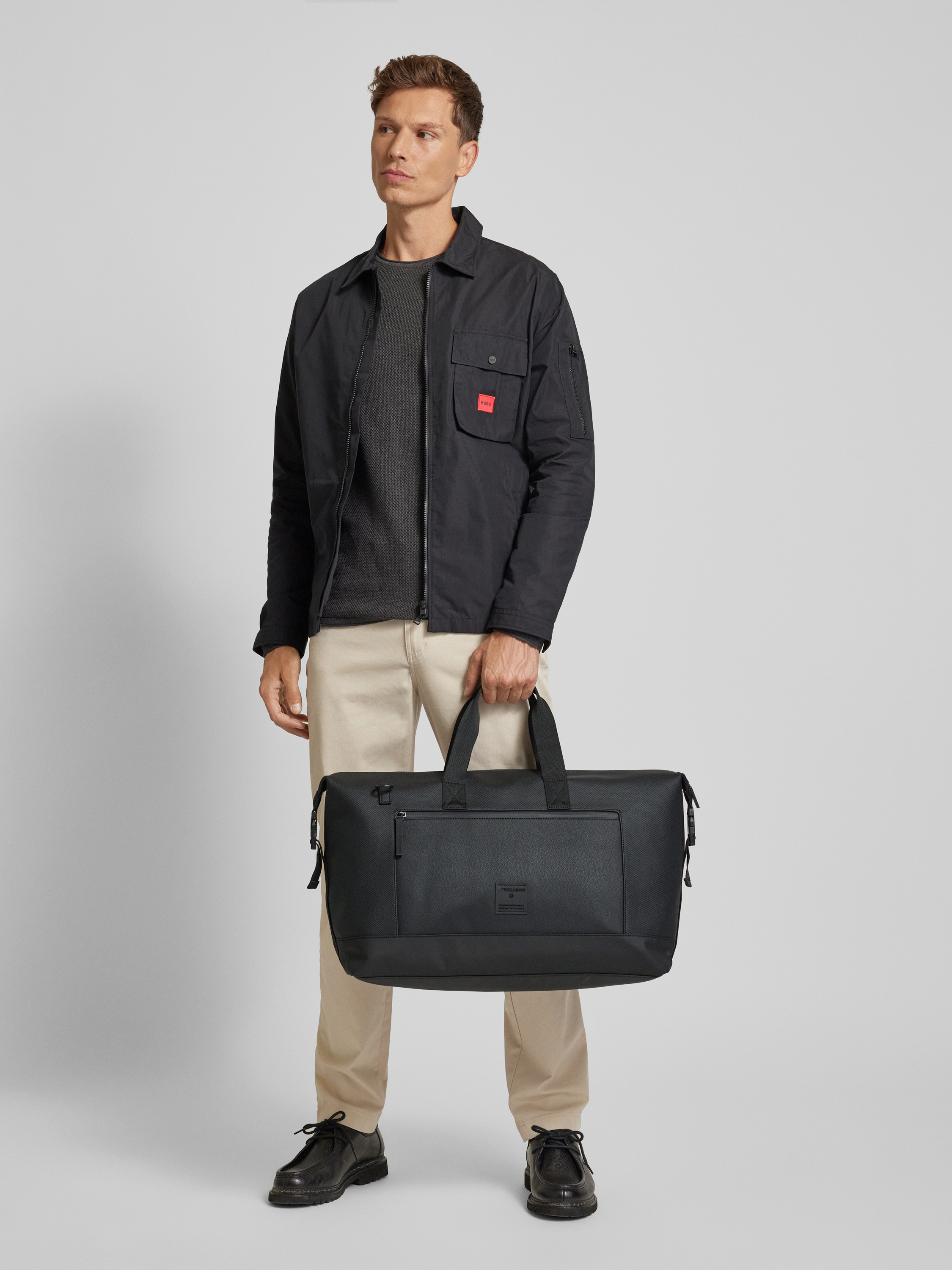 Strellson Weekender mit Label-Patch (black) online kaufen