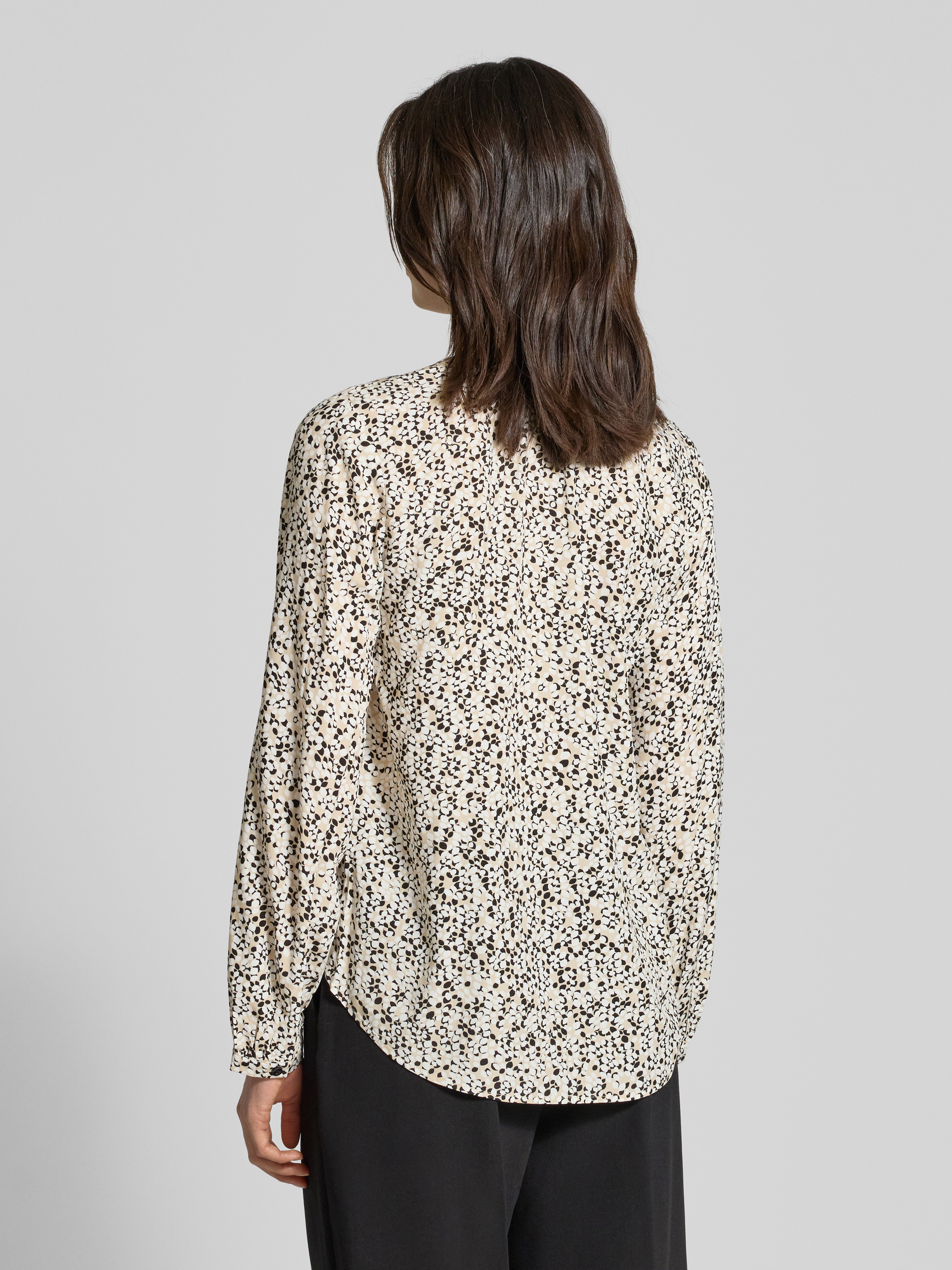 s.Oliver RED LABEL Regular fit blouse met lange mouwen van pure viscose ...