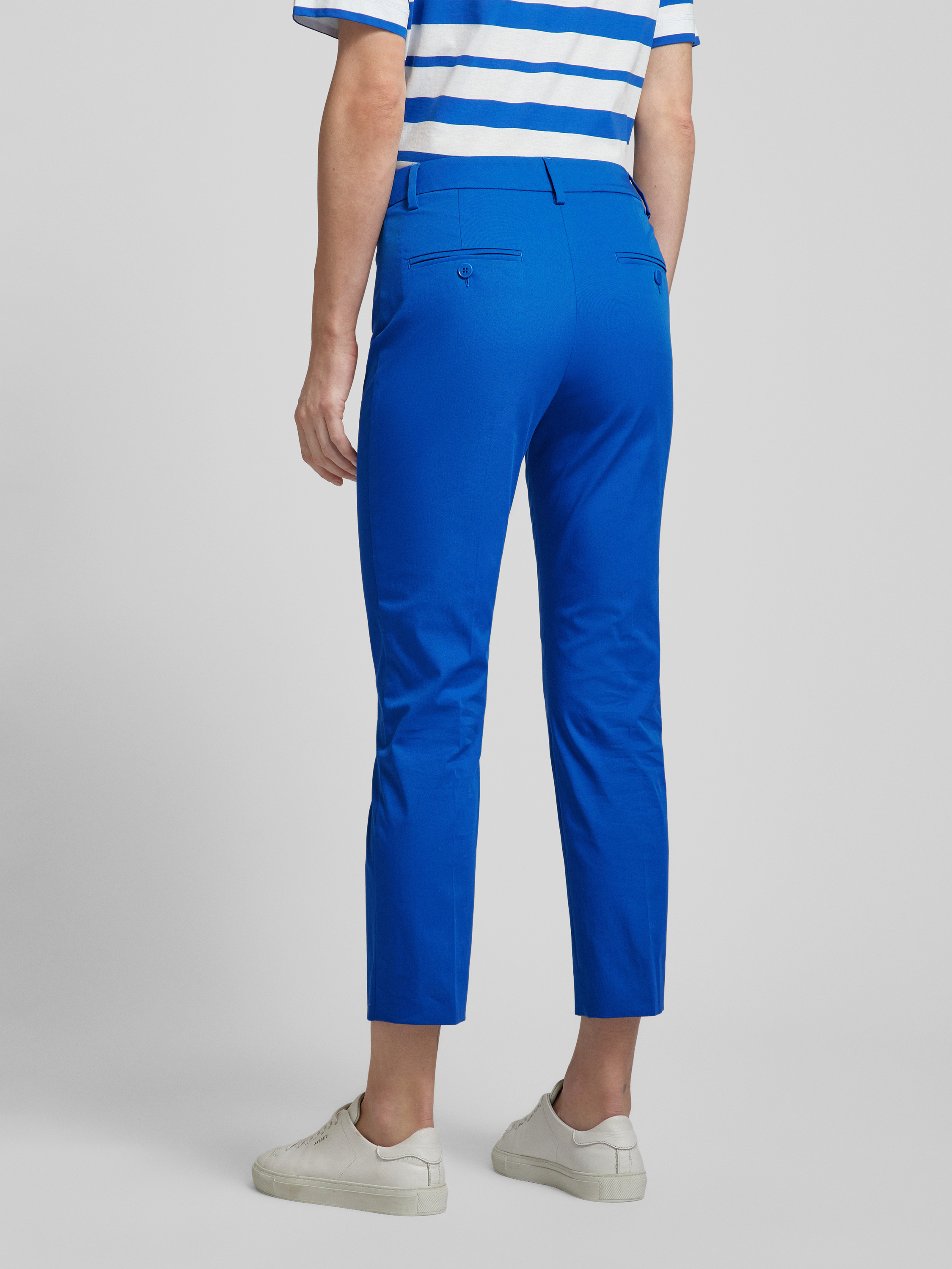 Weekend Max Mara Slim fit stoffen broek met riemlussen, model 'CECCO ...